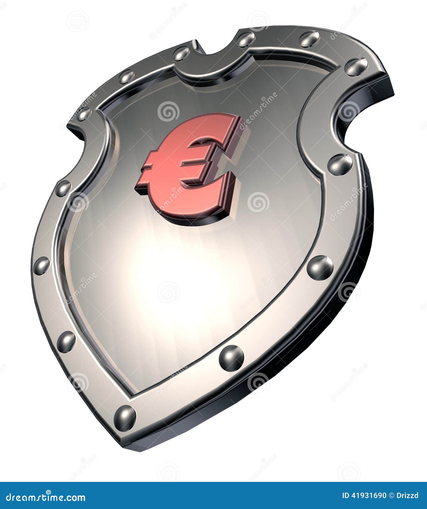 Euro shield stock illustration. Illustration of capital - 41931690
