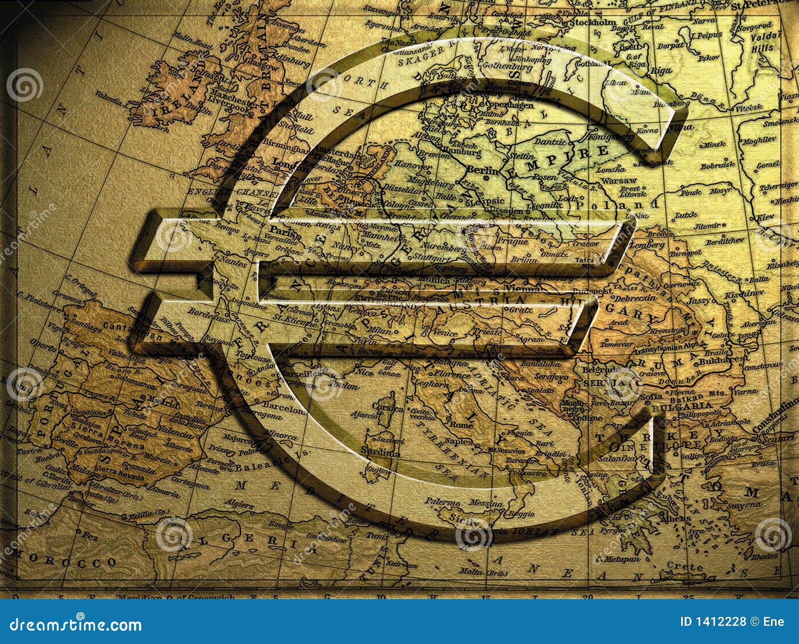 Euro sign stock photo. Image of currencies, economy, commerce - 1412228