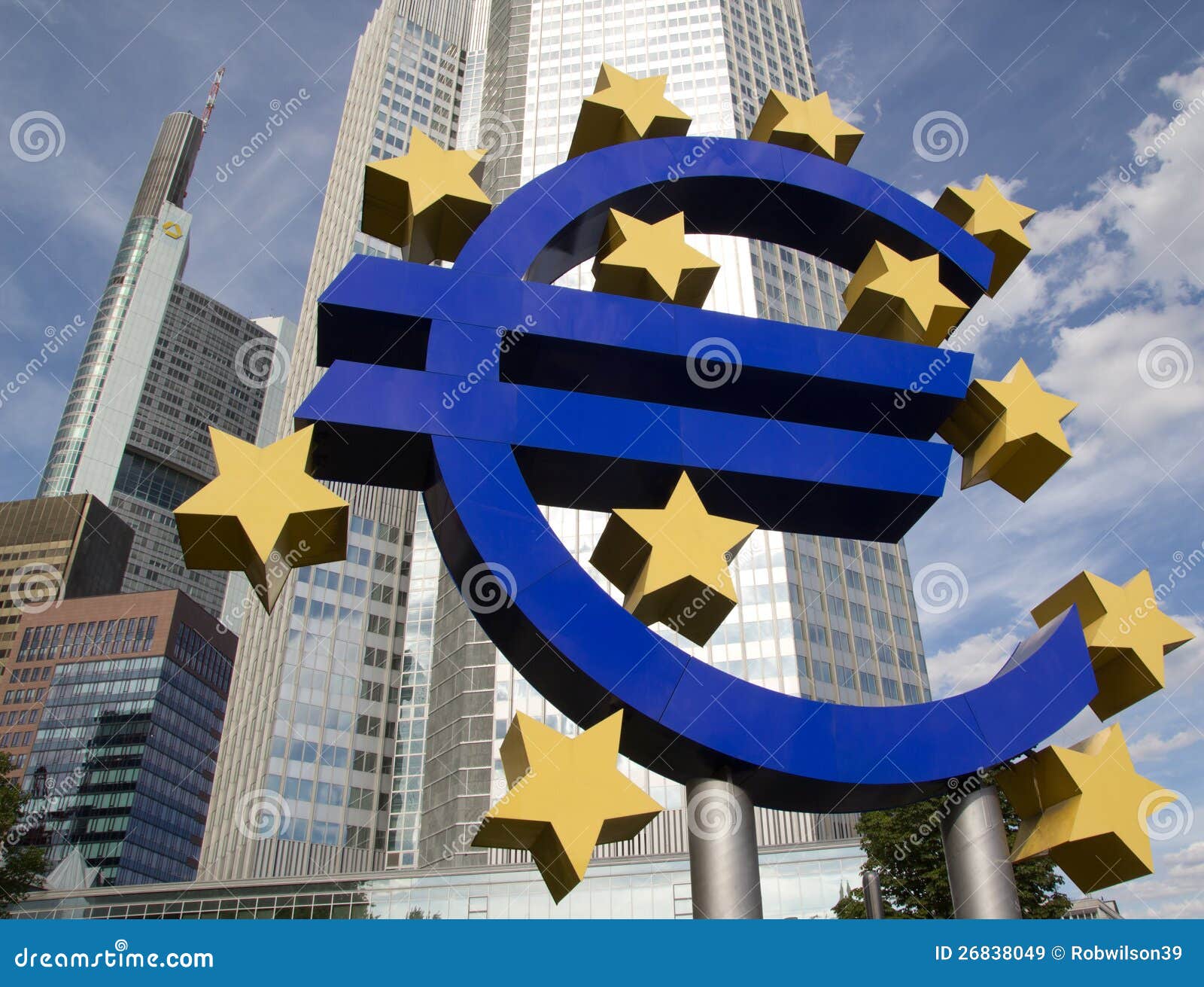 Euro Sign editorial stock image. Image of corporate, market - 26838049