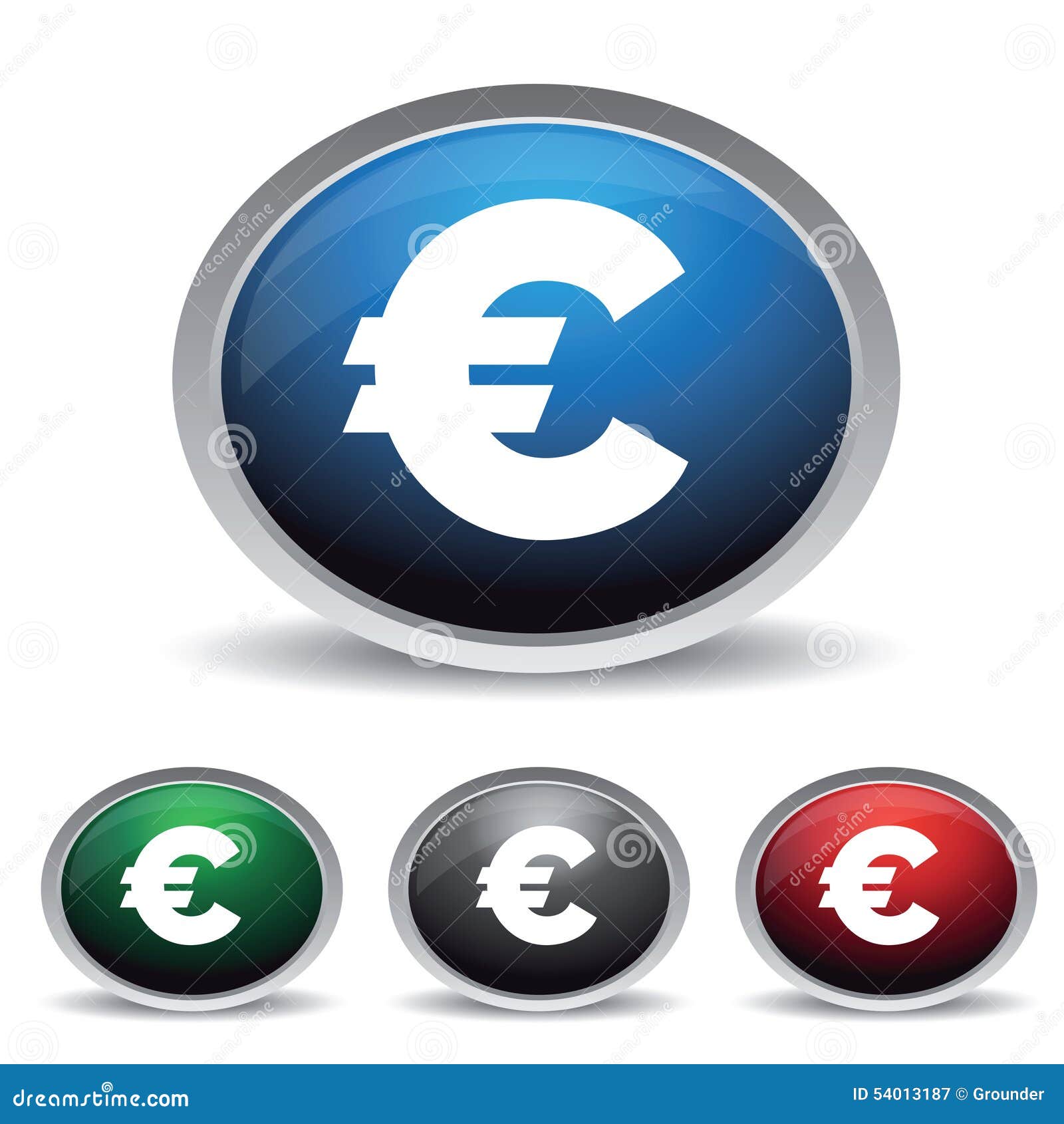 Euro sign vector stock vector. Illustration of white - 54013187