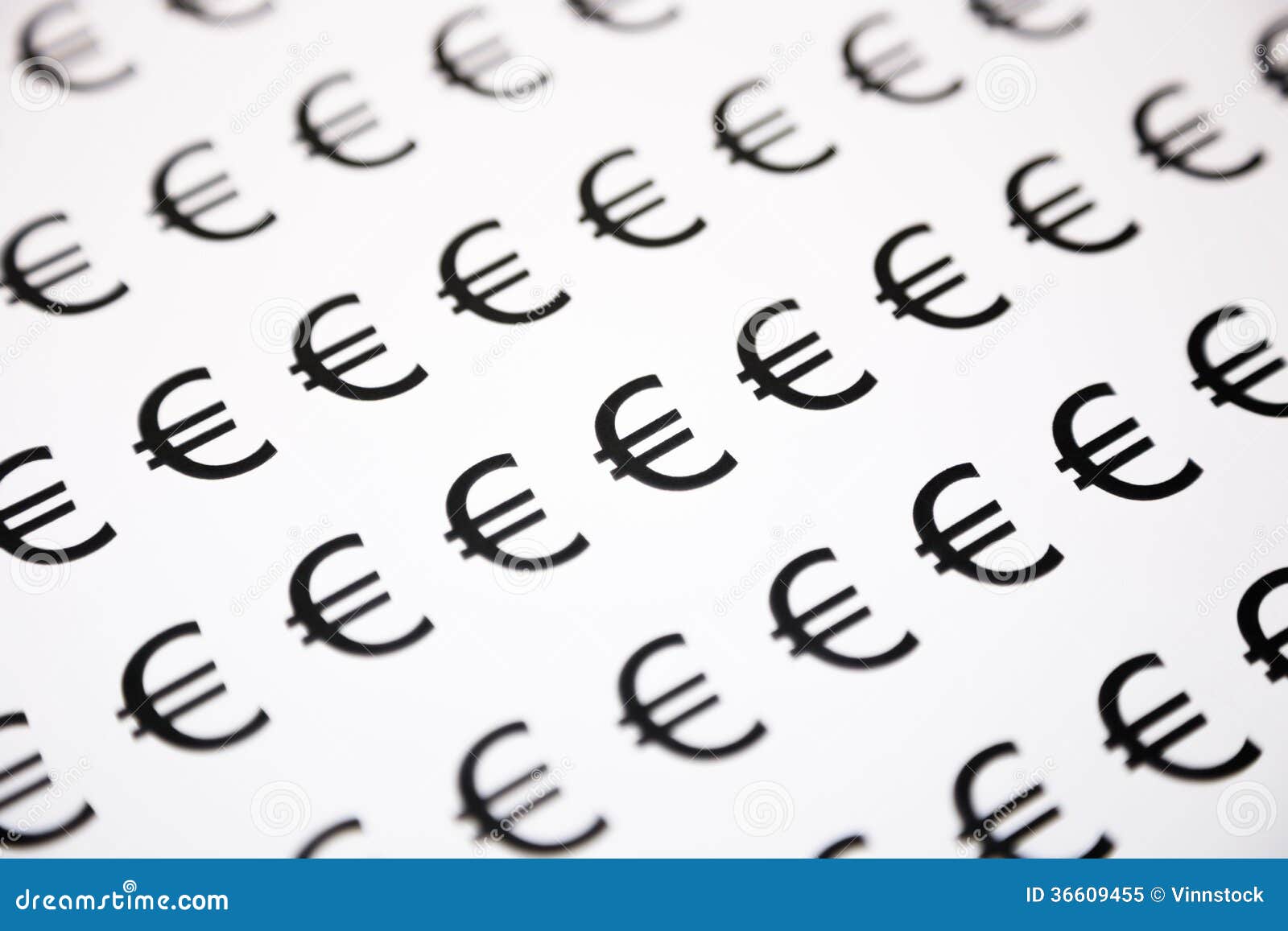 Euro simbolo dei soldi immagine stock. Immagine di sfondo - 36609455