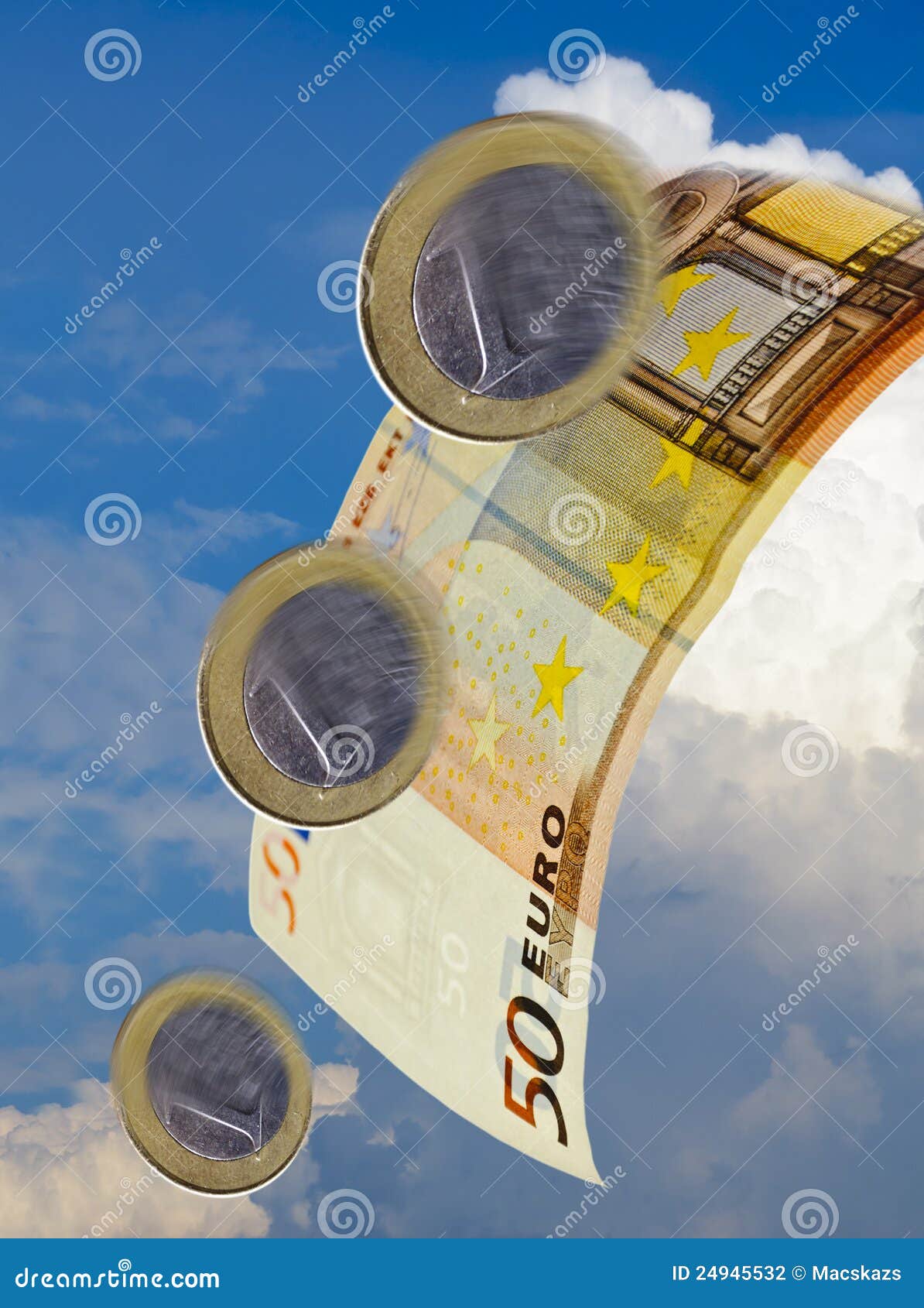 Euro slide stock photo. Image of colors, european, blue - 24945532