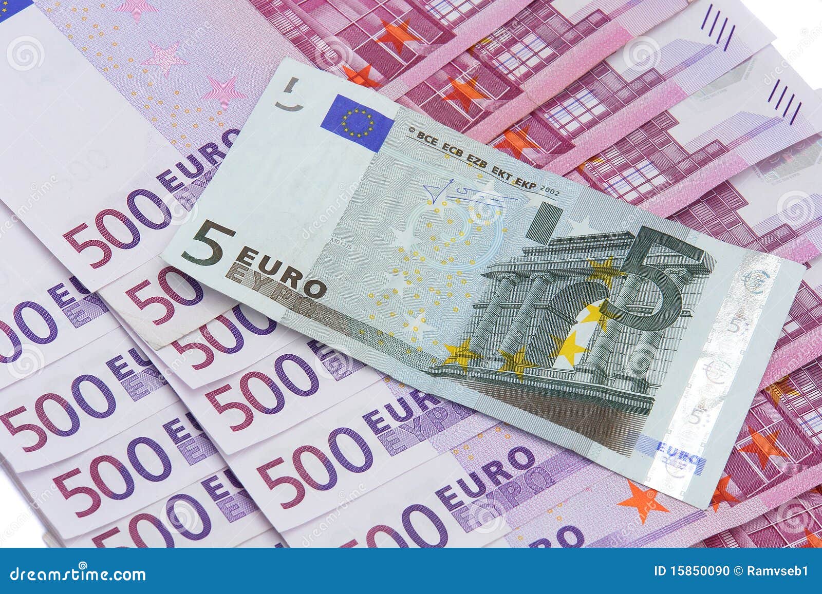 Euro soldi fotografia stock. Immagine di riches, soldi - 15850090