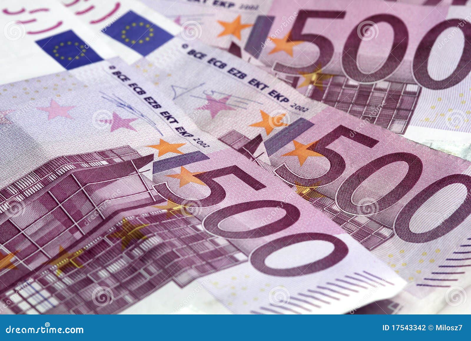 Euro soldi fotografia stock. Immagine di conteggio, centinaia - 17543342