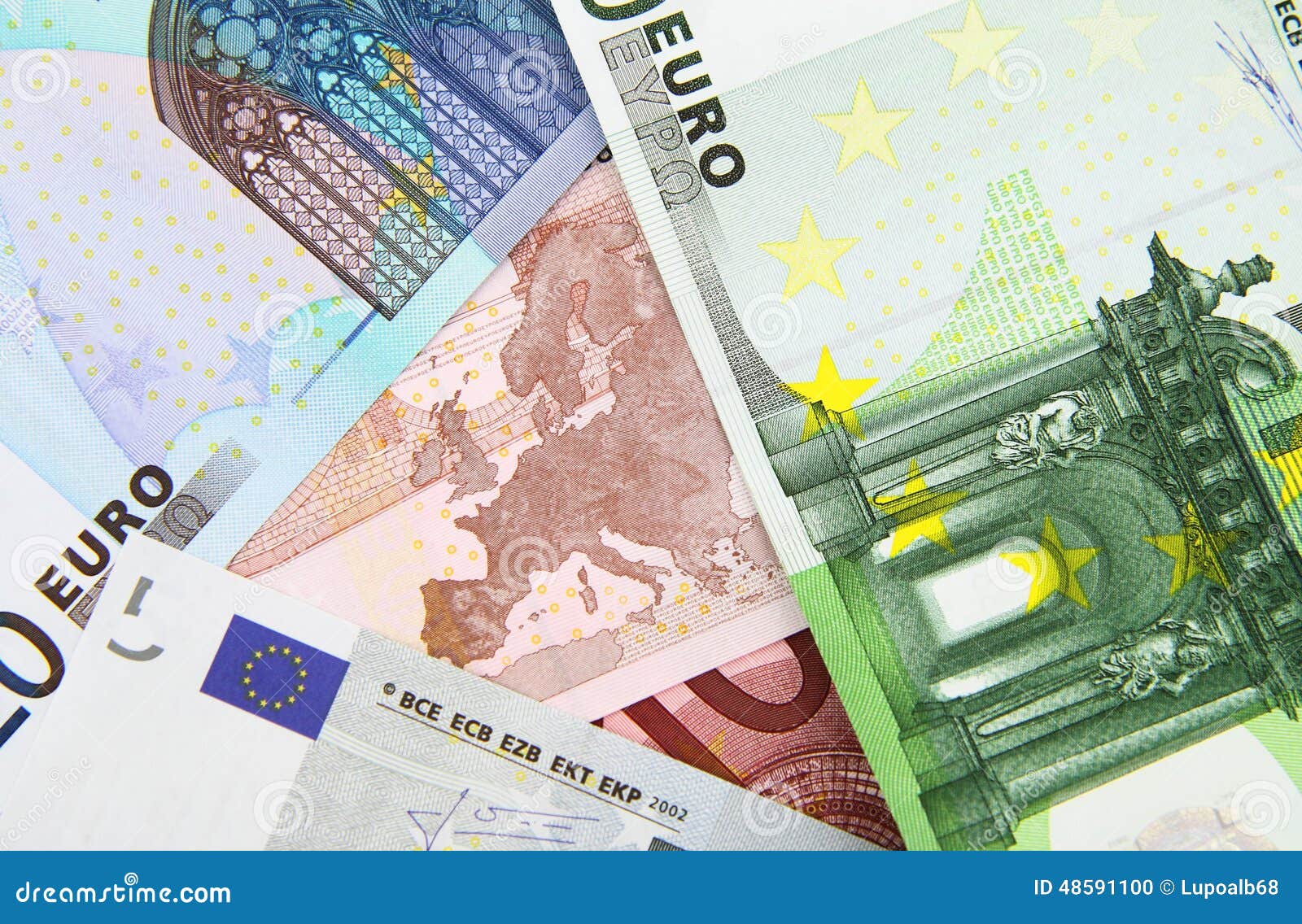 Euro soldi fotografia stock. Immagine di pensione, europeo - 48591100