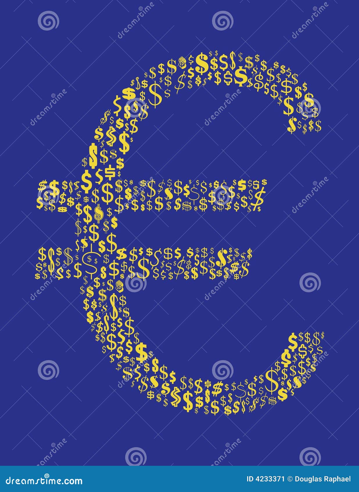 Euro symbol stock vector. Illustration of france, international - 4233371