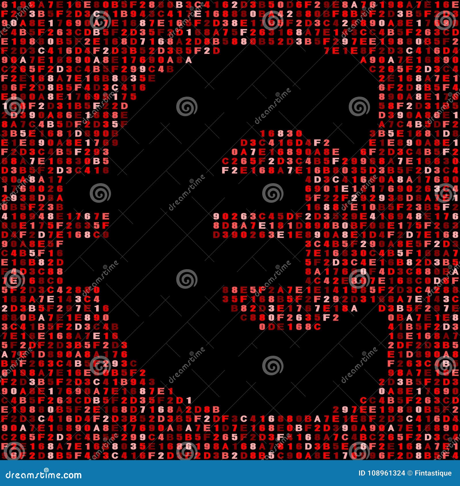 Euro Symbol on Red Hex Code Illustration Stock Illustration ...