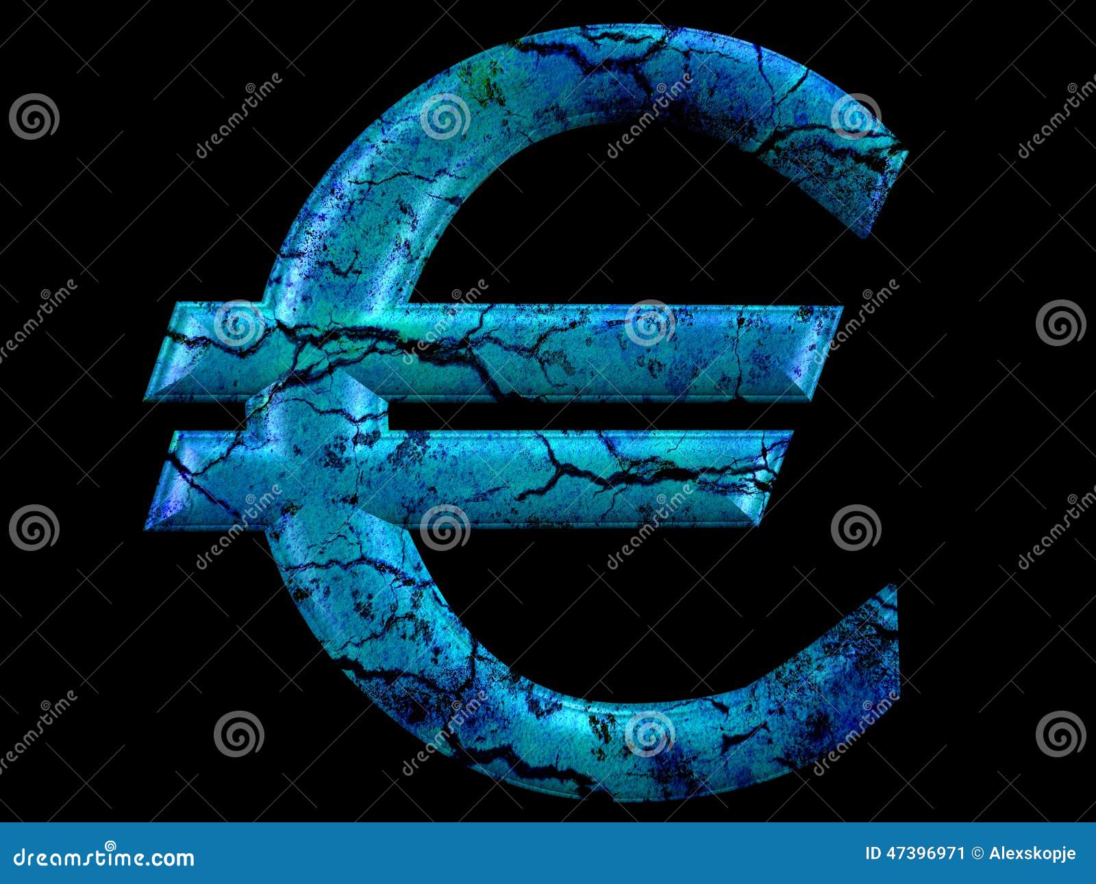 Euro symbol stock image. Image of texture, banking, stained - 47396971