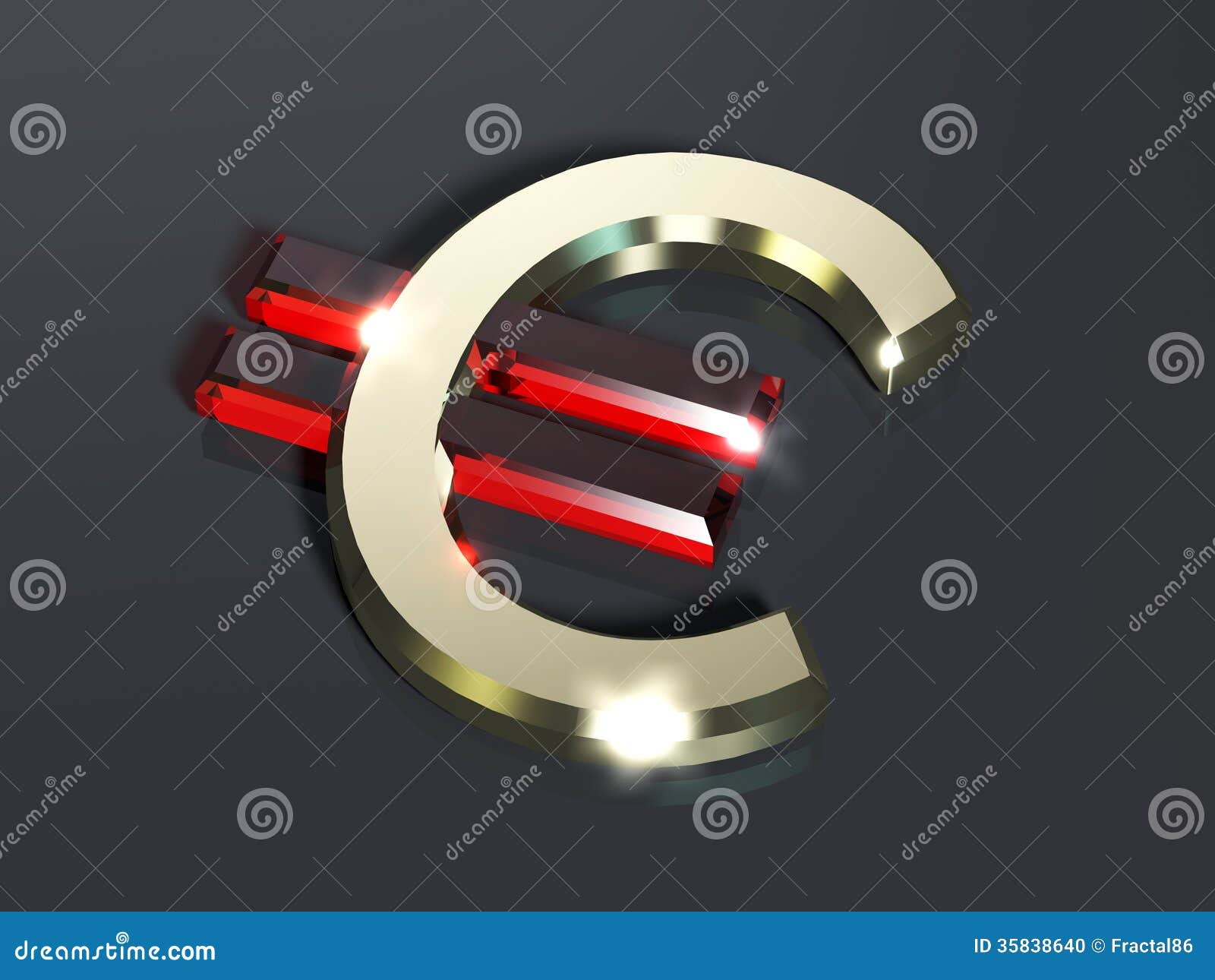 Euro stock illustration. Illustration of forex, trading - 35838640