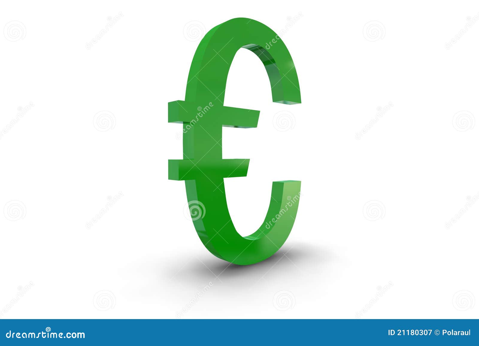 Euro symbole vert illustration stock. Illustration du symbole - 21180307