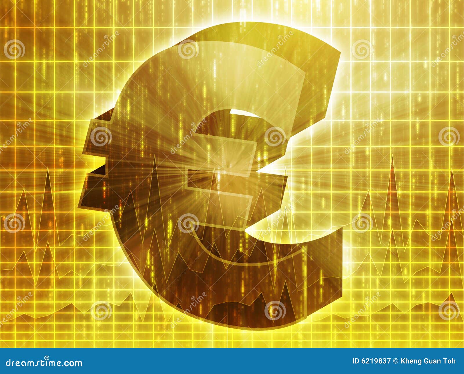 Euro Tableau Des Points Courants Illustration Stock - Illustration du ...