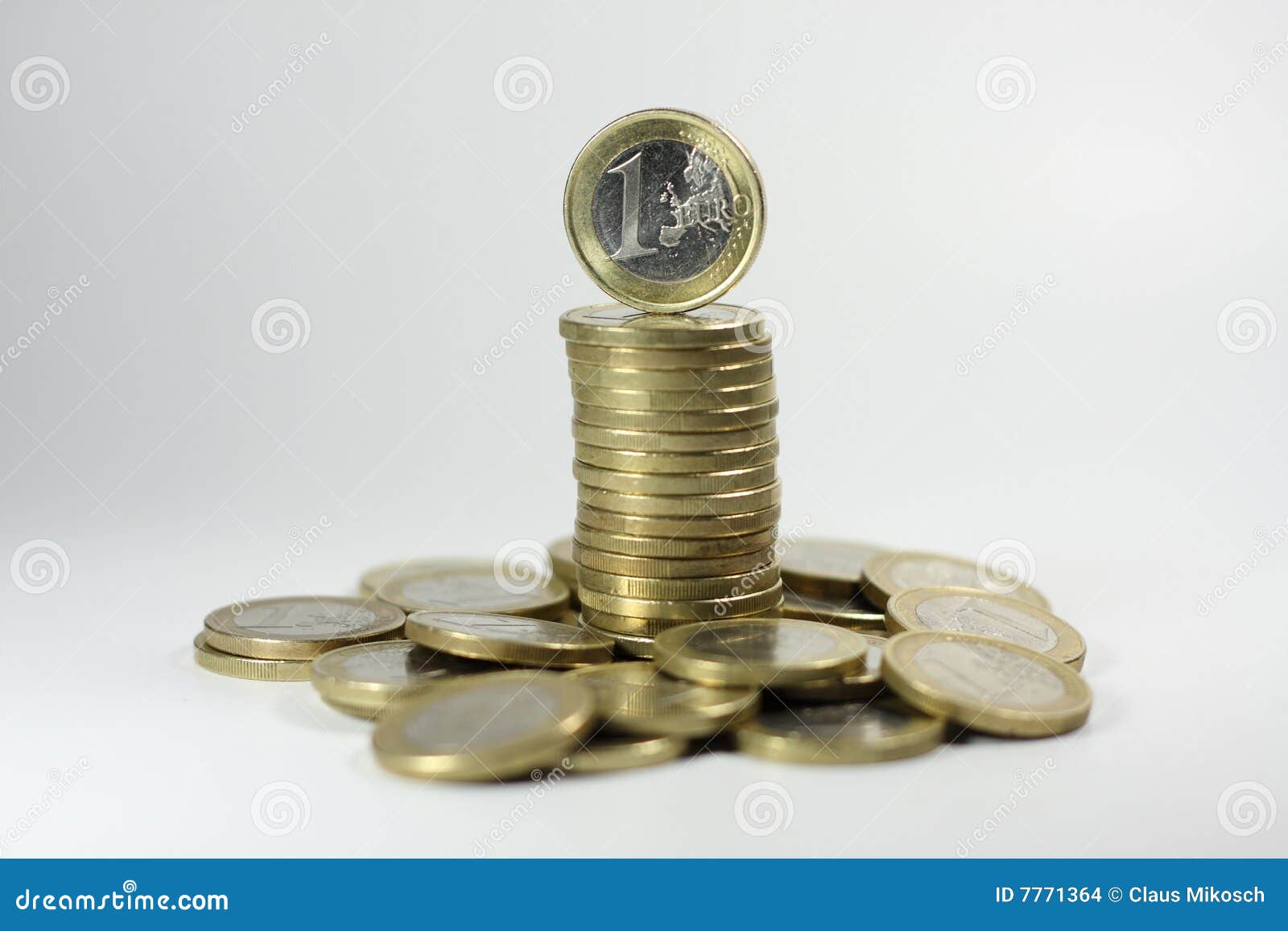 Euro tower stock photo. Image of euro, savings, tower - 7771364