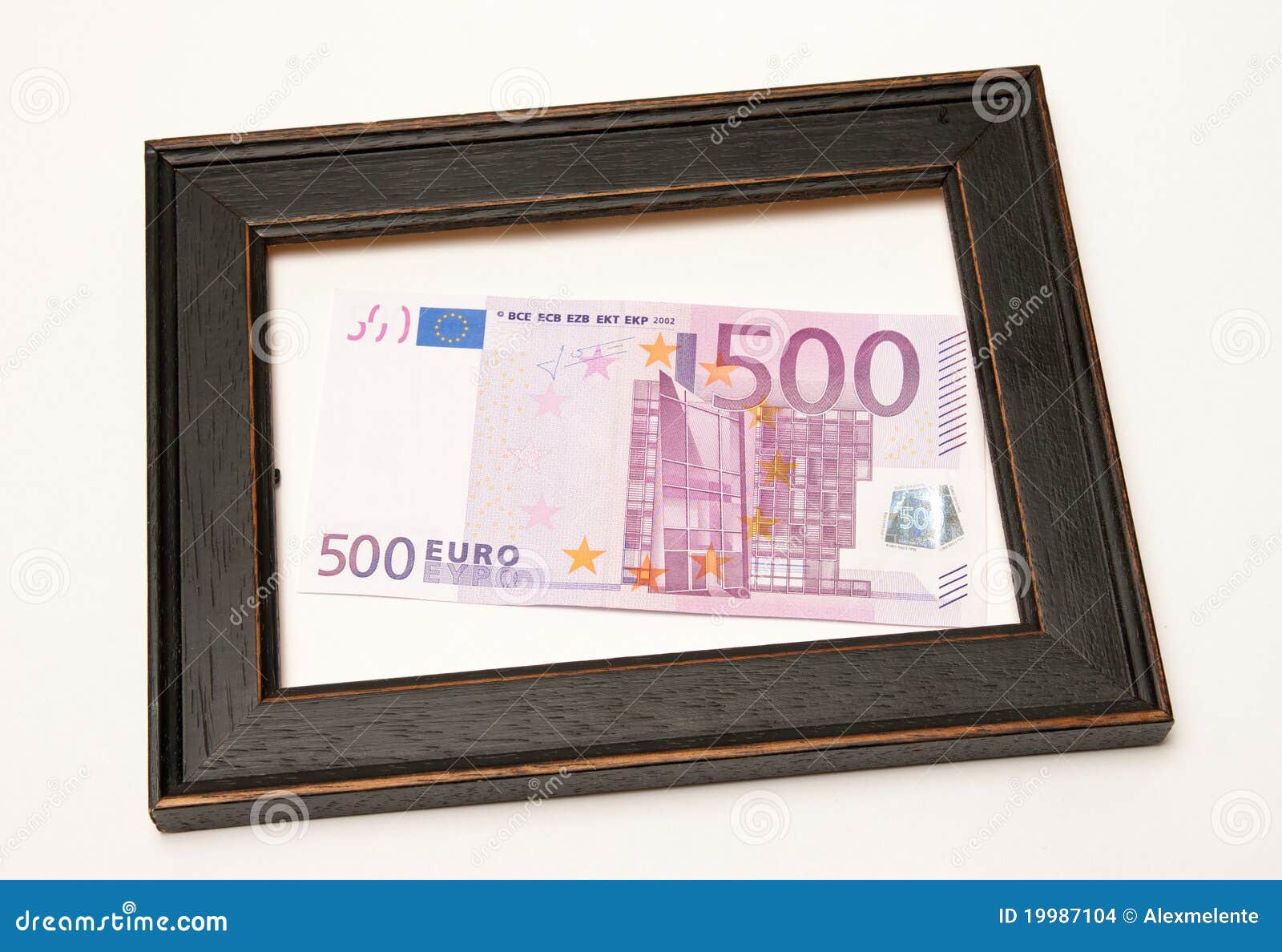 Euro in wood frame stock photo. Image of euro, cassette - 19987104