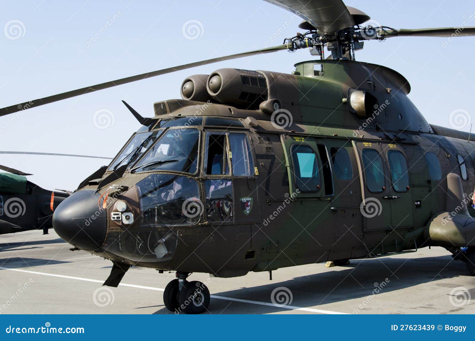 Eurocopter AS 532 AL Cougar Editorial Stock Image - Image of airshow ...