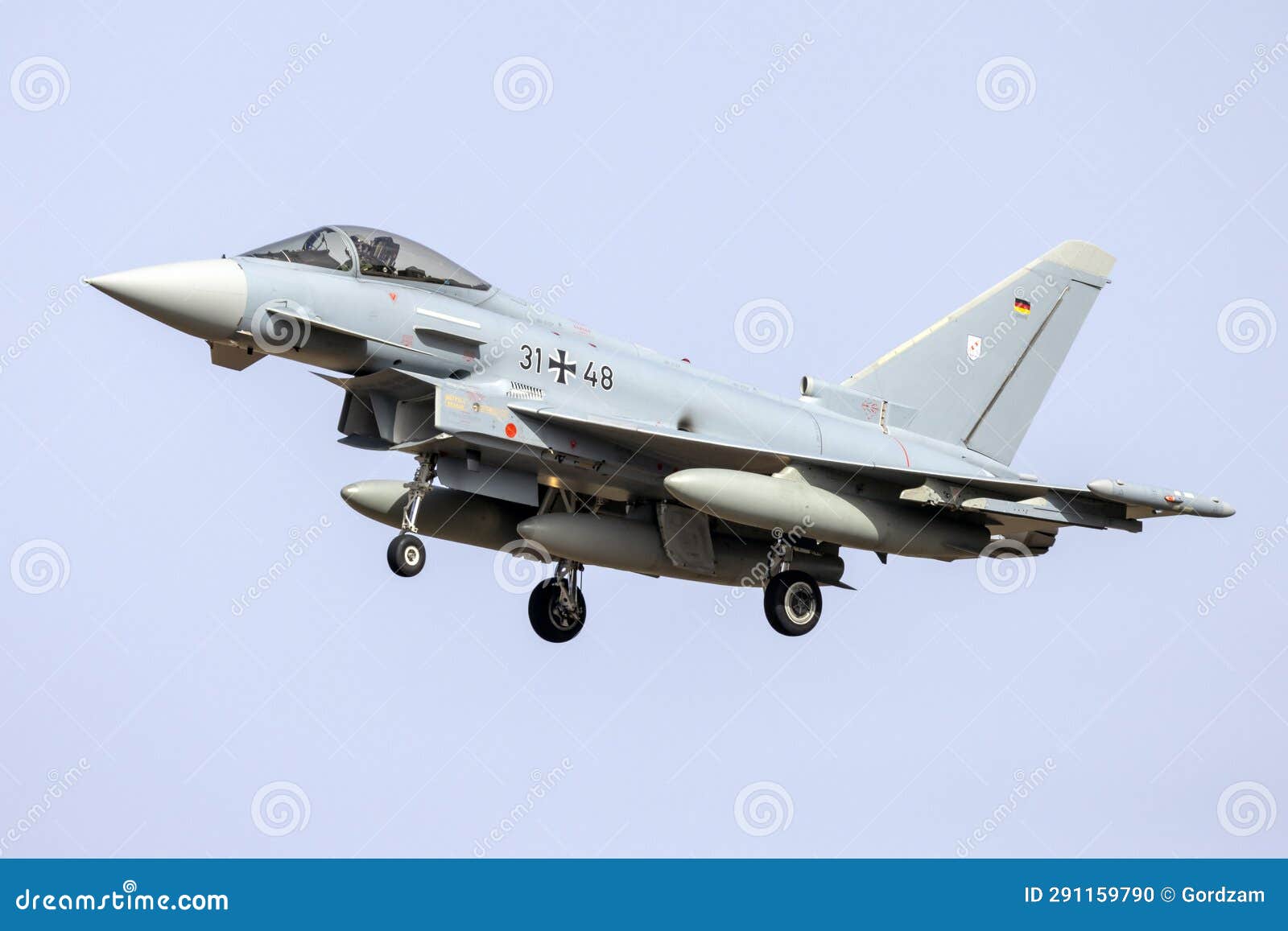 Eurofighter Typhoon of the German Air Force Editorial Image - Image of ...