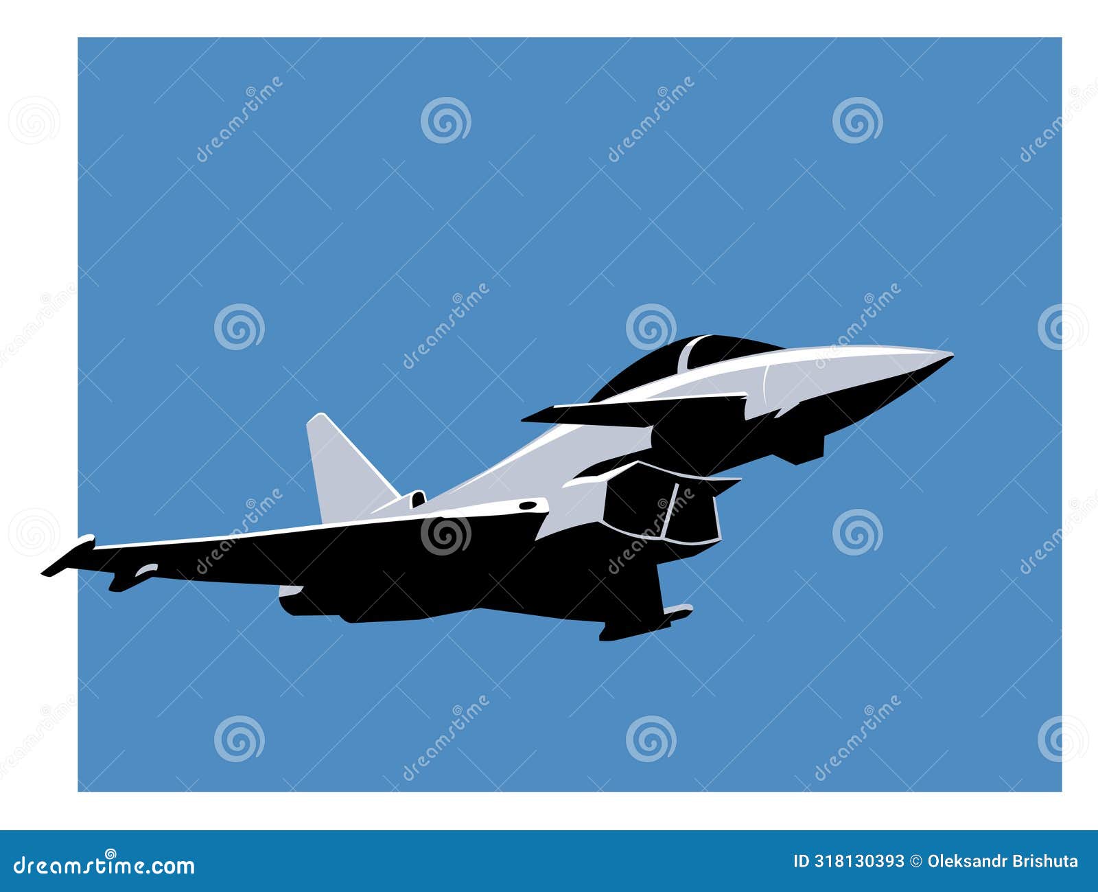 Eurofighter Typhoon Fighter Jet. A Modern Supersonic Combat Aircraft ...