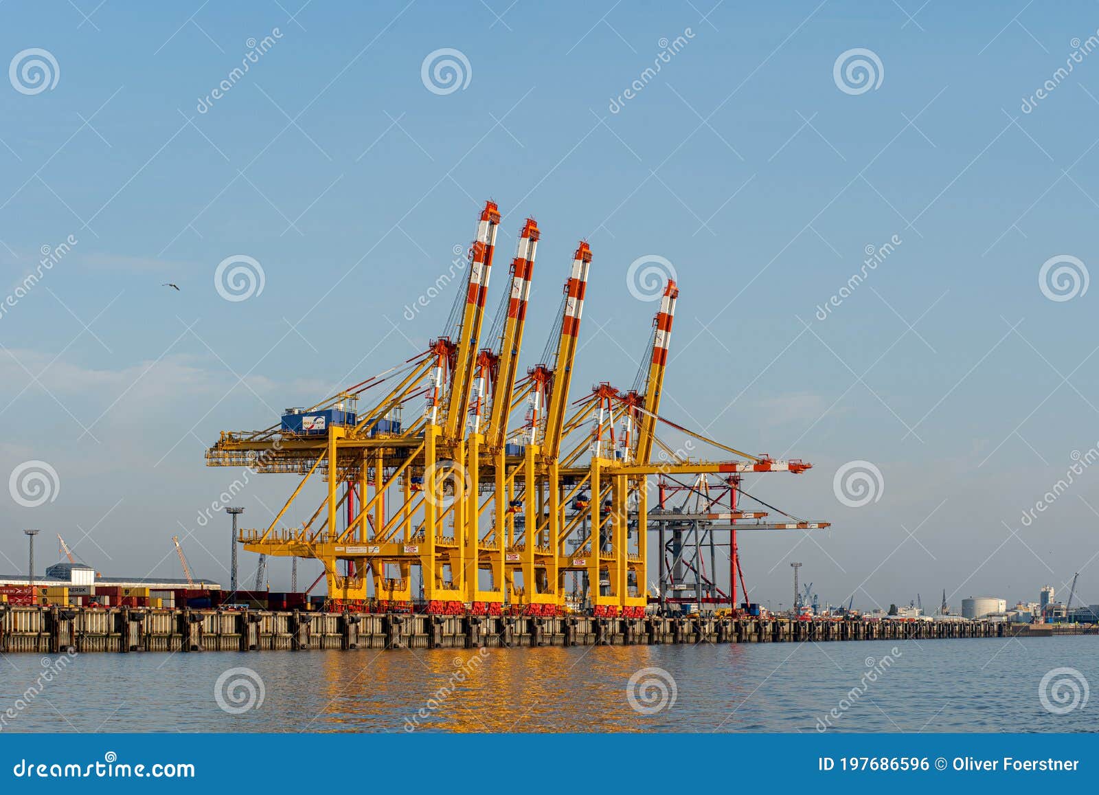 EUROGATE Container Terminal Bremerhaven Editorial Photo - Image of ...