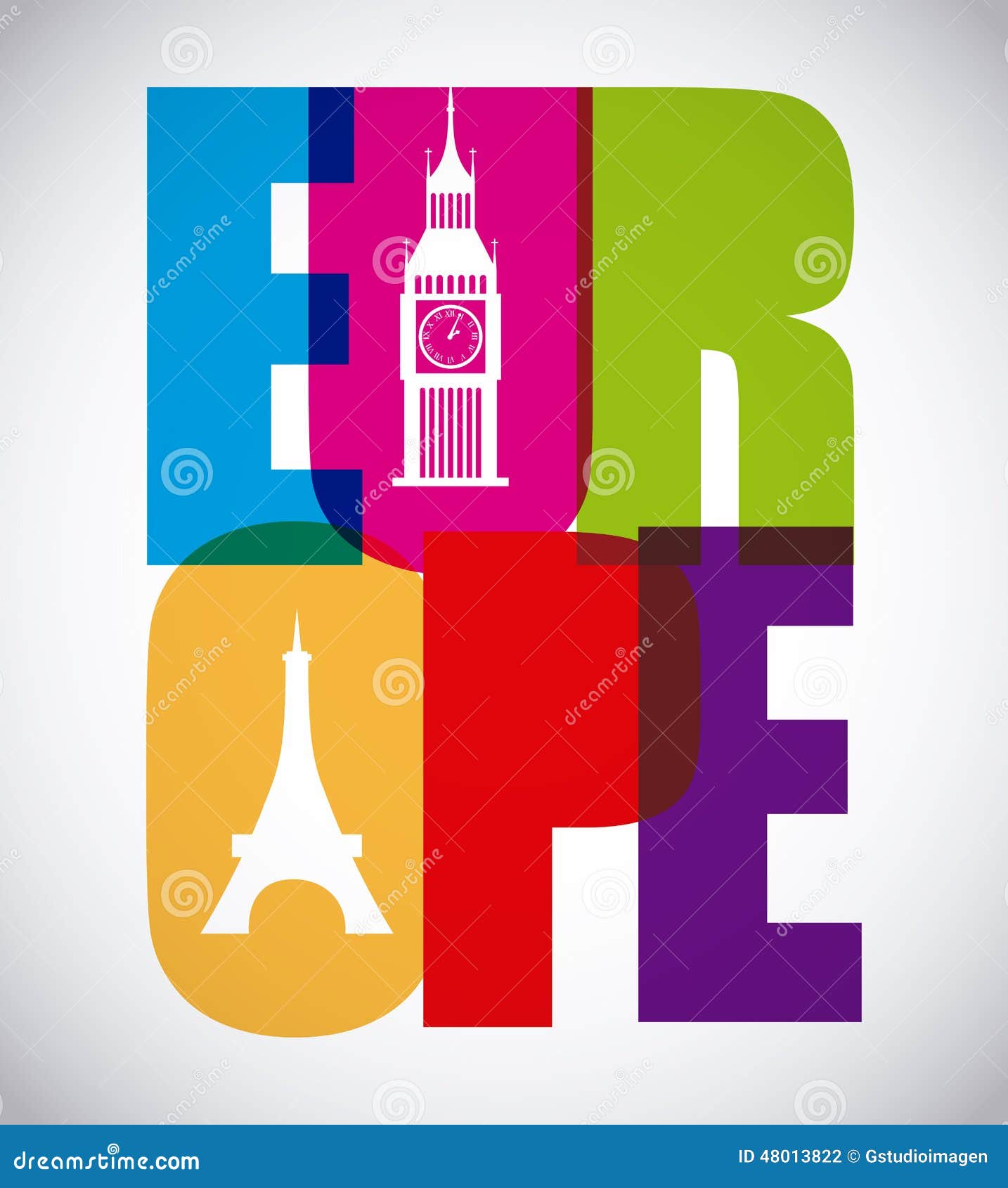 Europa-Design stock abbildung. Illustration von hintergrund - 48013822