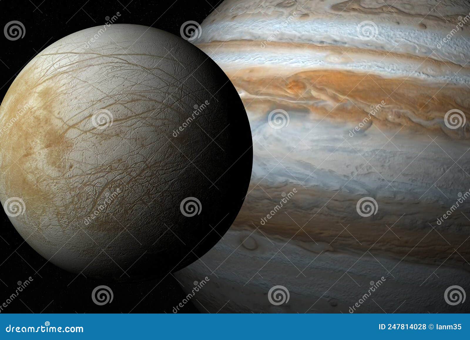 Moon Jupiter Roations