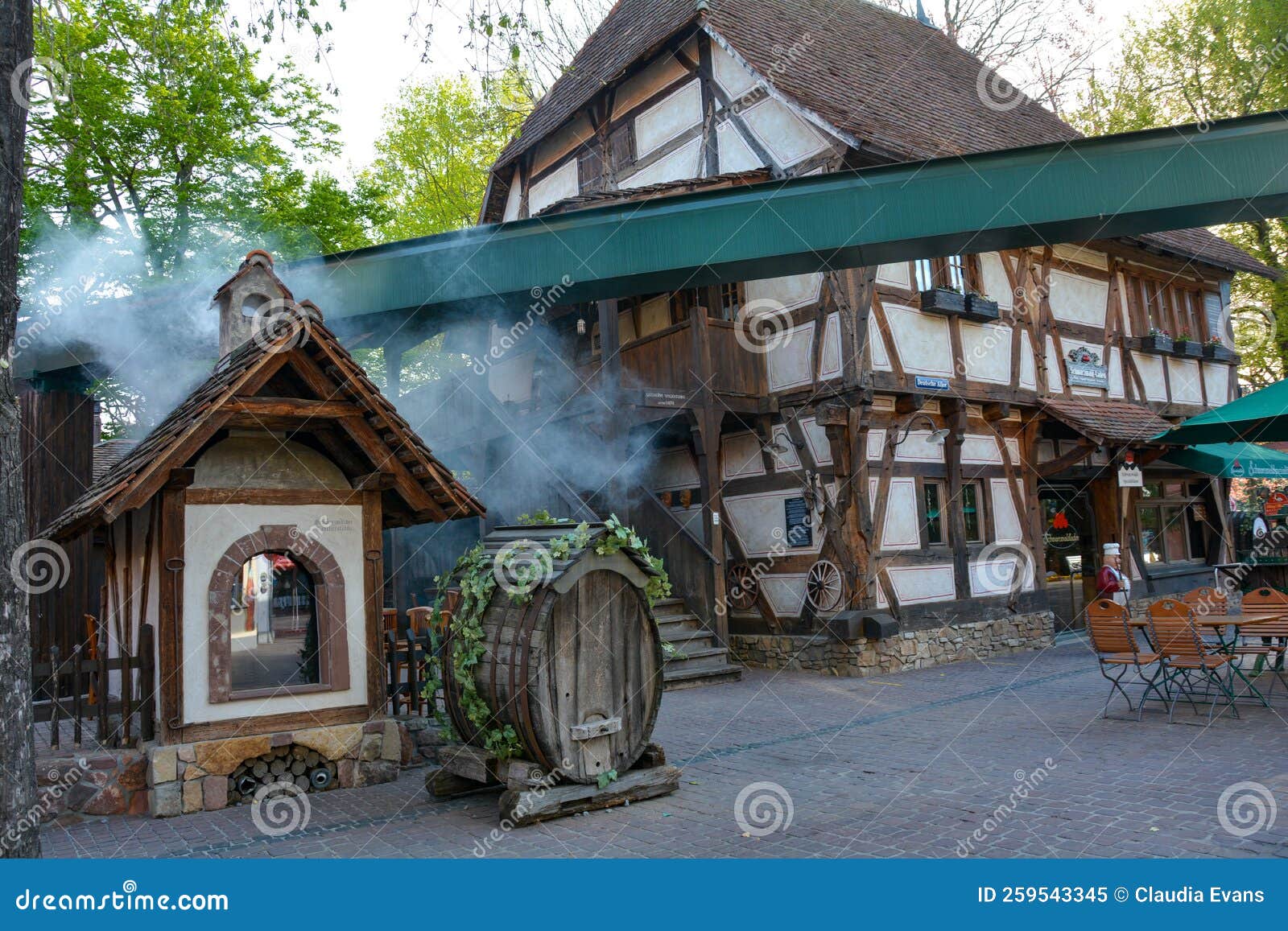 Europa Park, Rust, Germany, April 20. 2022 - Buildings and Facades in ...