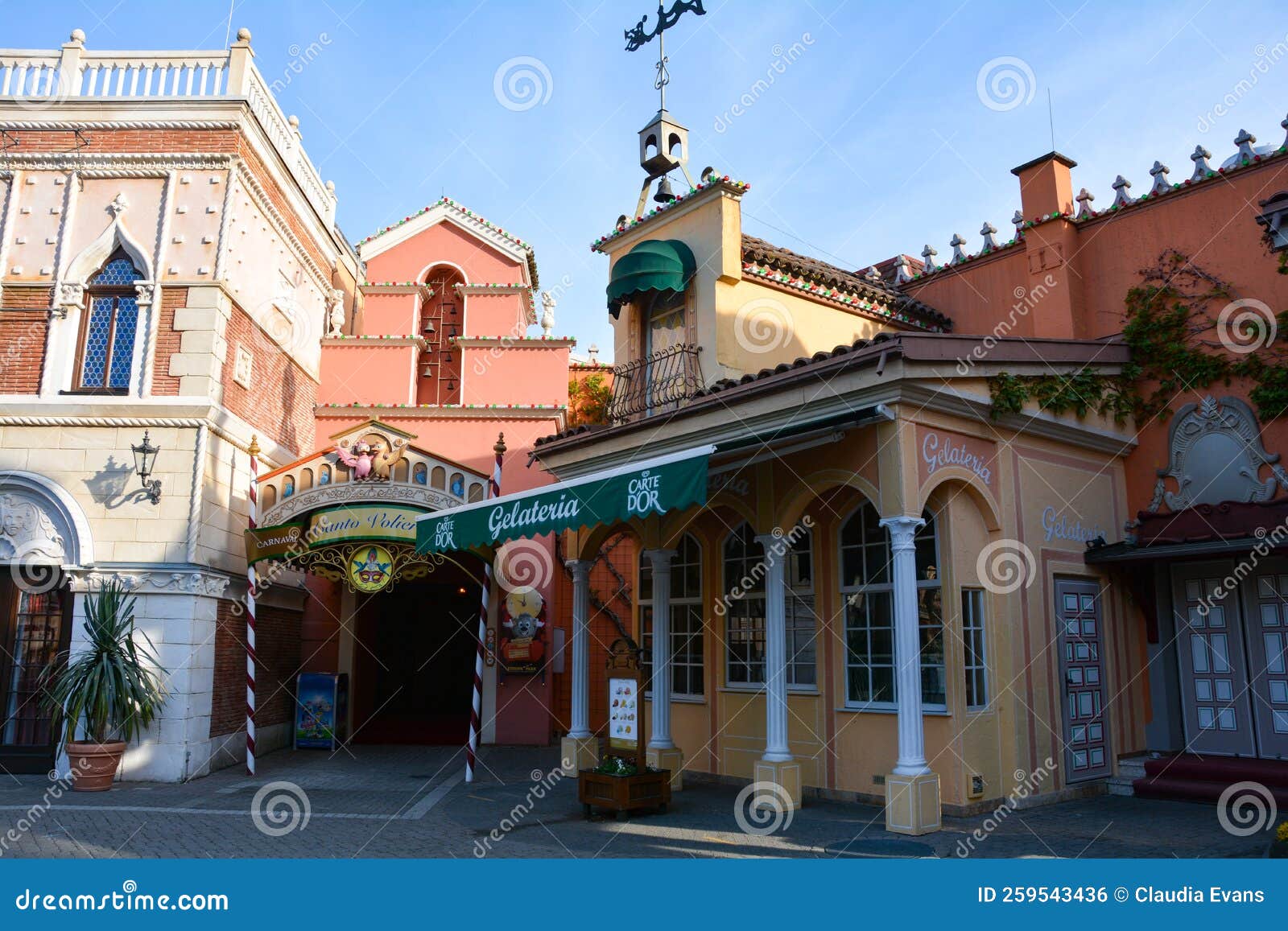 Europa Park, Rust, Germany, April 20. 2022 - Buildings and Facades in ...