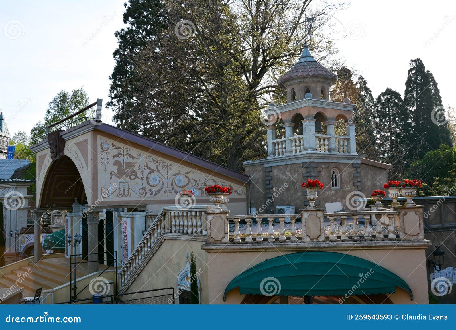 Europa Park, Rust, Germany, April 20. 2022 - Buildings and Facades in ...