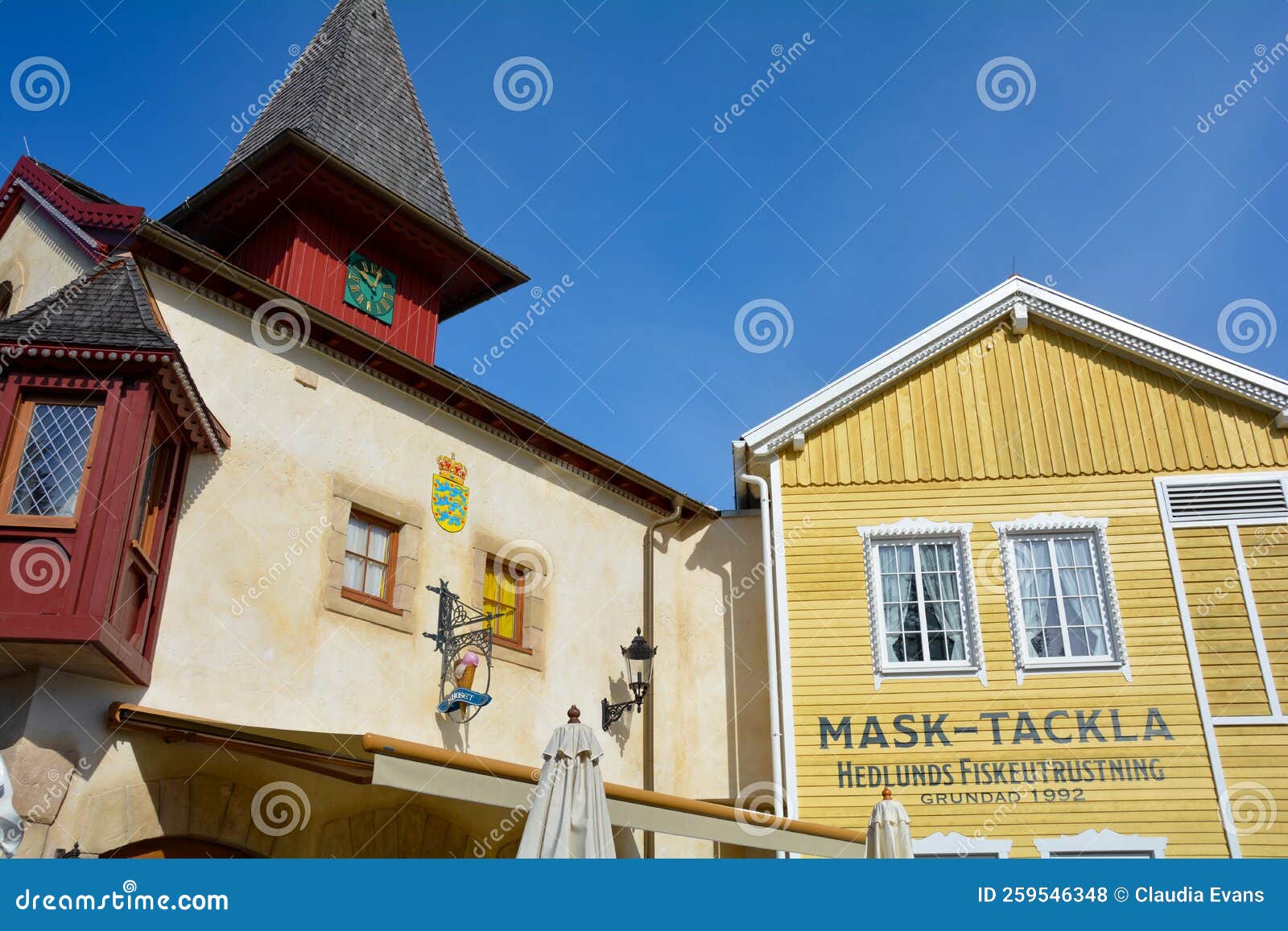 Europa Park, Rust, Germany, April 20. 2022 - Buildings and Facades in ...