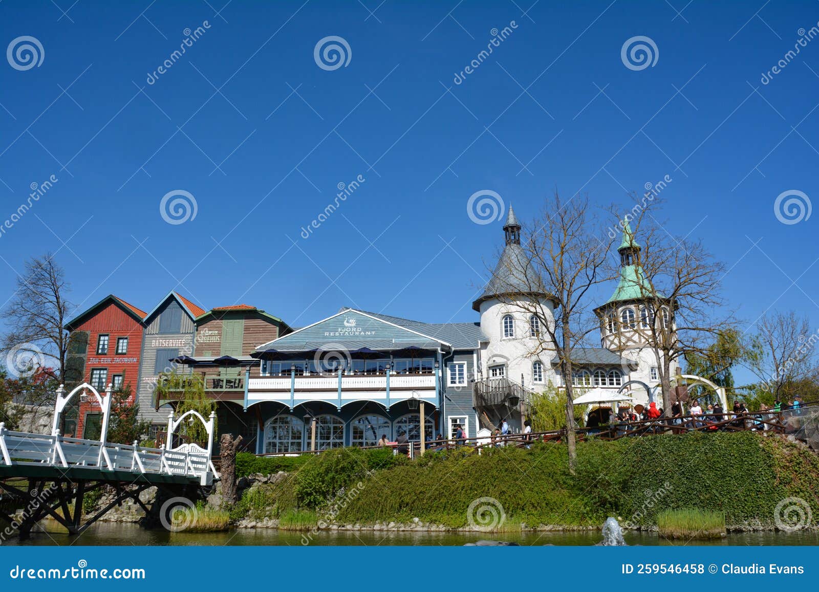 Europa Park, Rust, Germany, April 20. 2022 - Buildings and Facades in ...