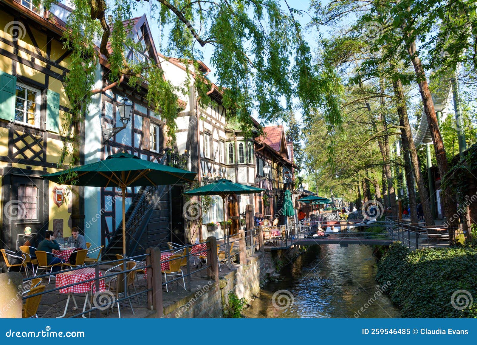 Europa Park, Rust, Germany, April 20. 2022 - Buildings and Facades in ...