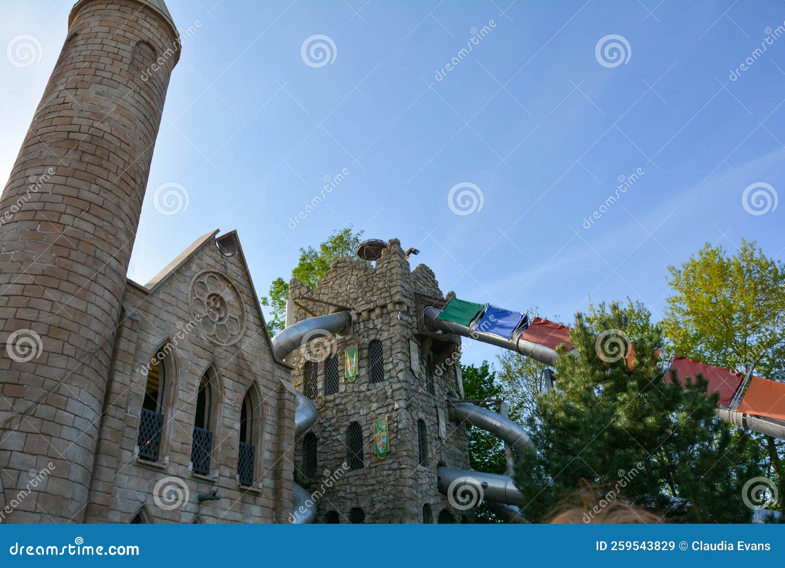 Europa Park, Rust, Germany, April 20th 2022 - Ride Attractions in the ...