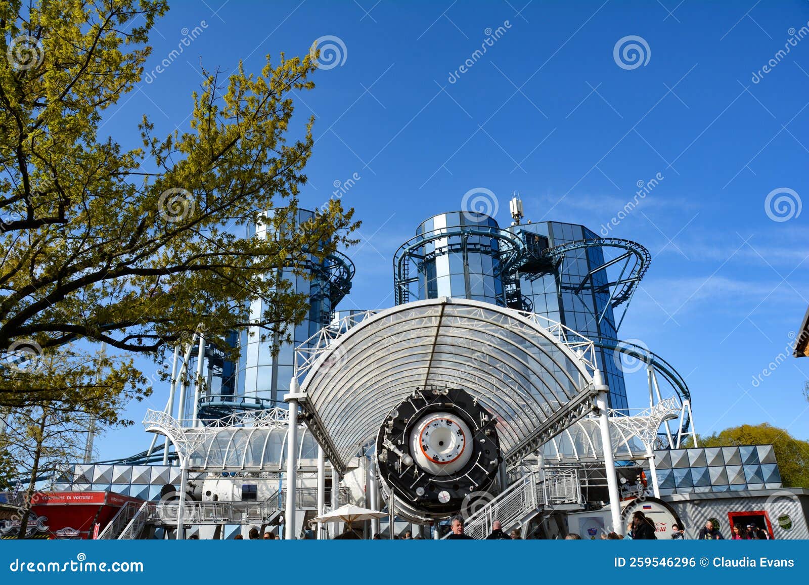 Europa Park, Rust, Germany, April 20th 2022 - Roller Coaster in the ...