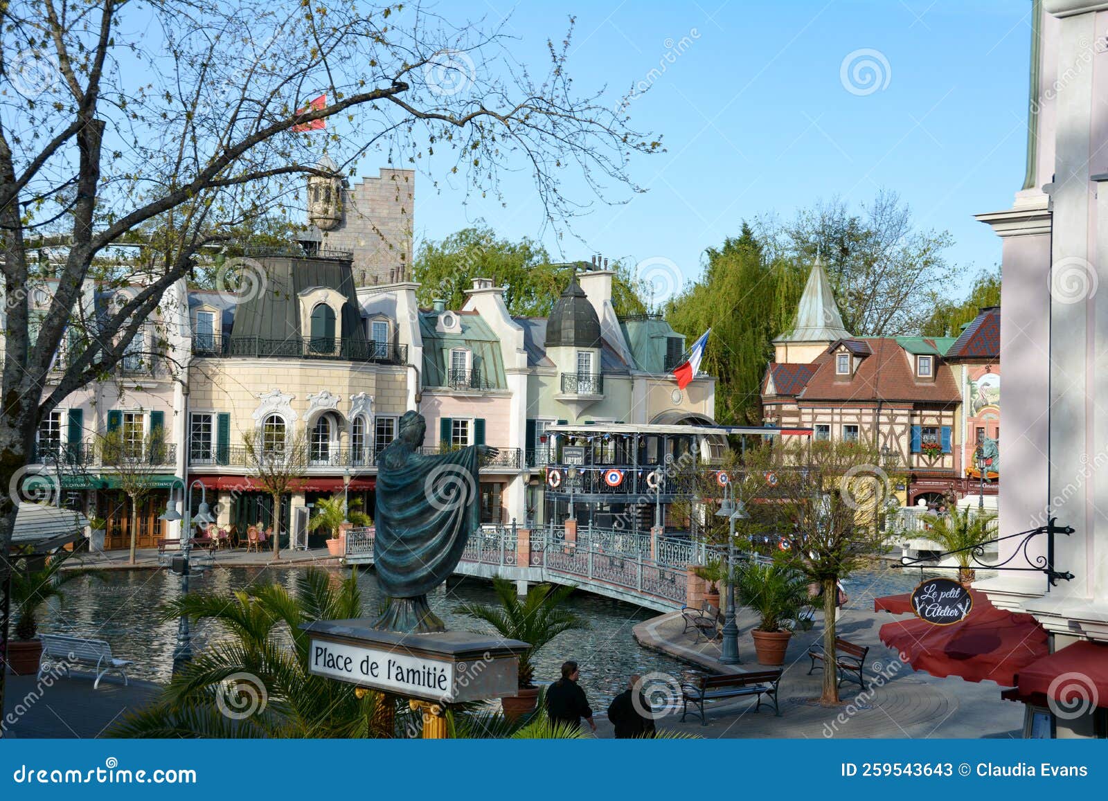 Europa Park, Rust, Germany, April 20th 2022 - on the Way through the ...