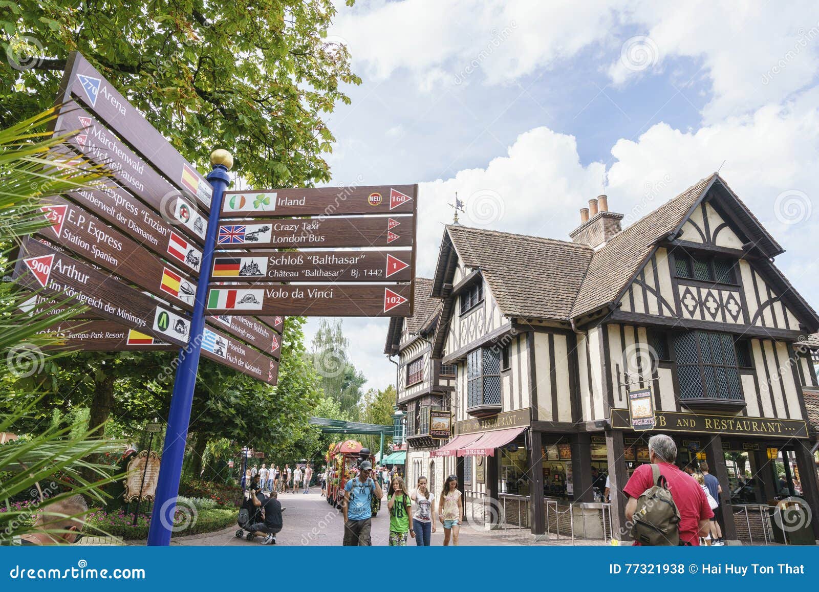 Europa Park in Rust, Germany Editorial Stock Photo - Image of eurosat ...