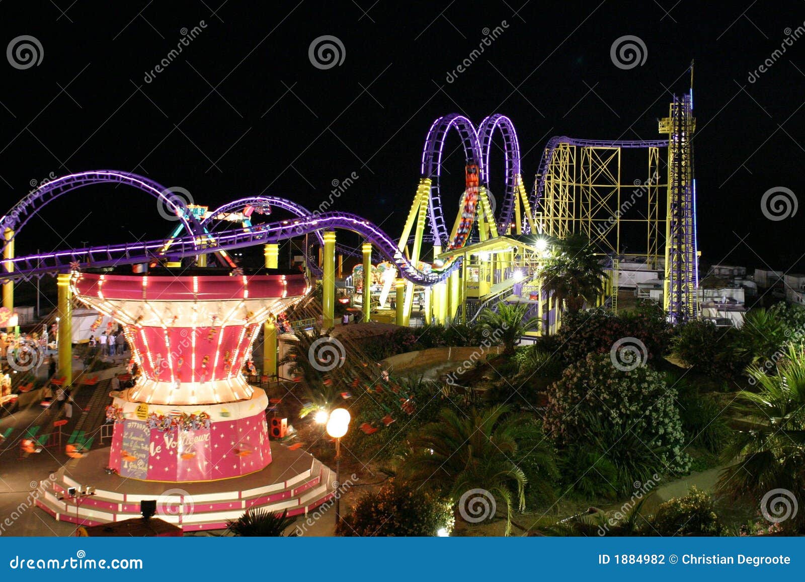 Europark Amusement Park Stock Photography - Image: 1884982