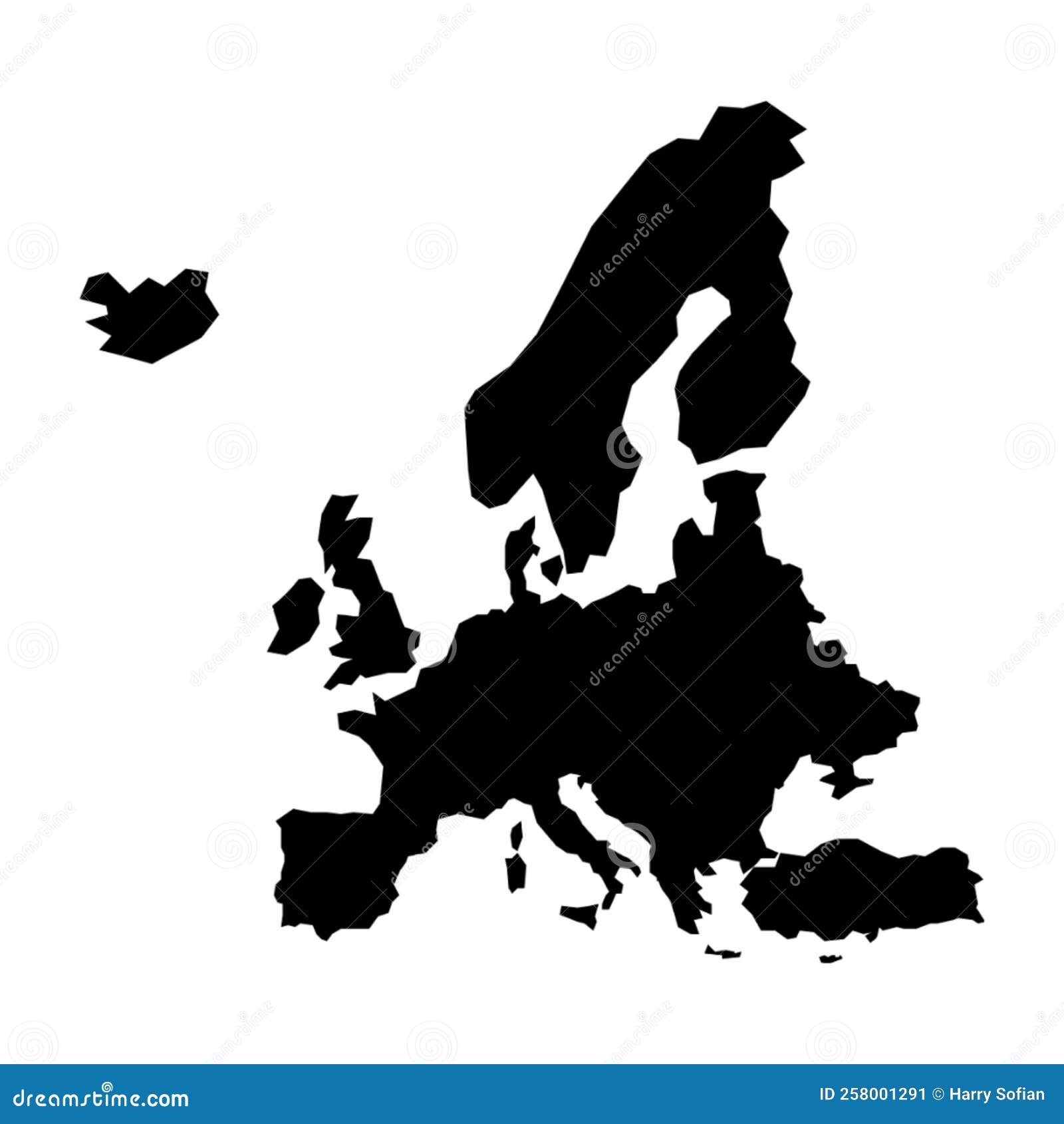 blind map europe