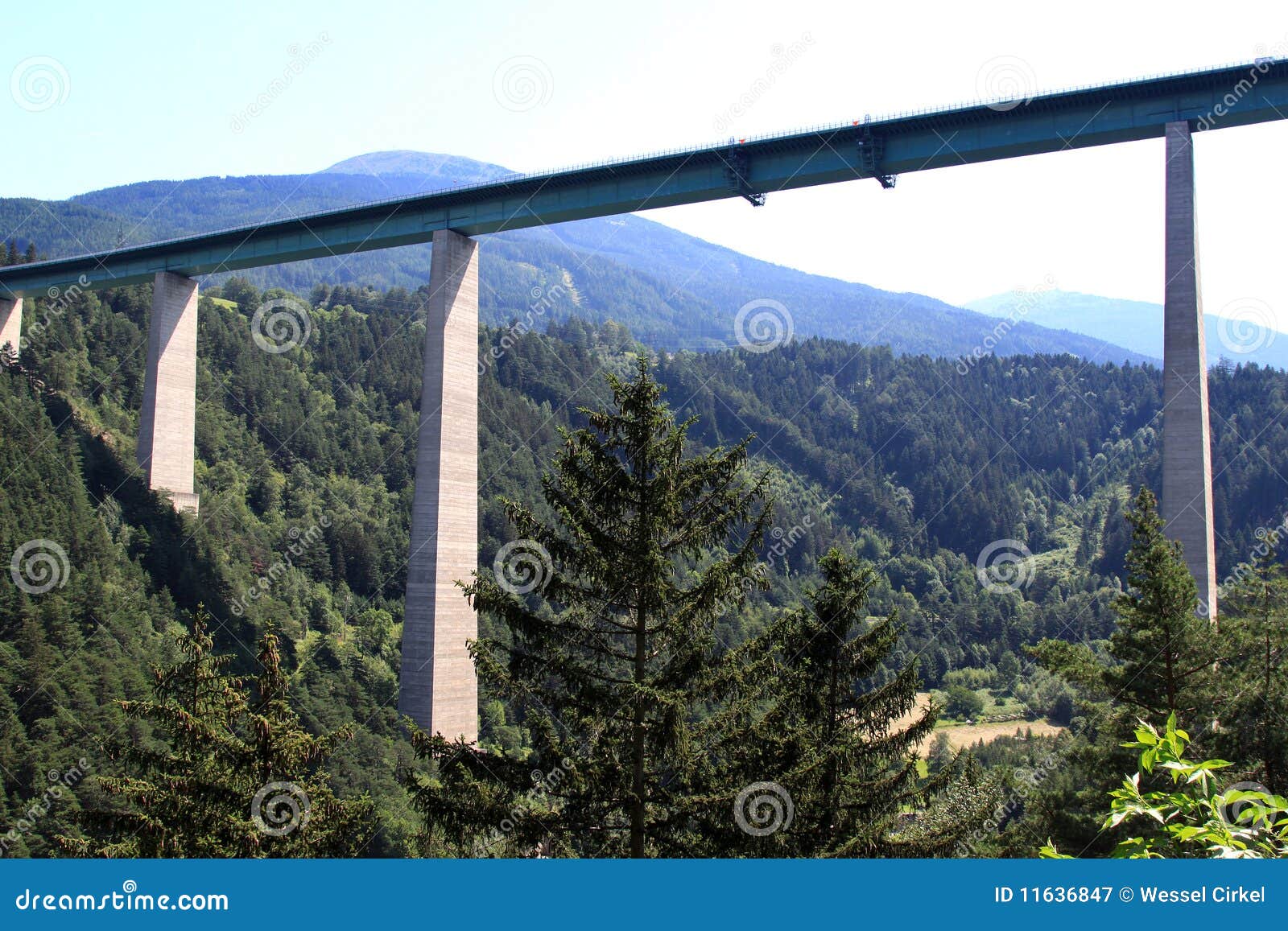 Europe Bridge in Austria, Part of the A13 Stock Image - Image of ...