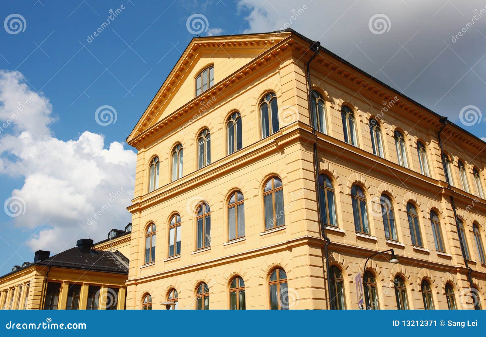 Europe classic building stock image. Image of window - 13212371
