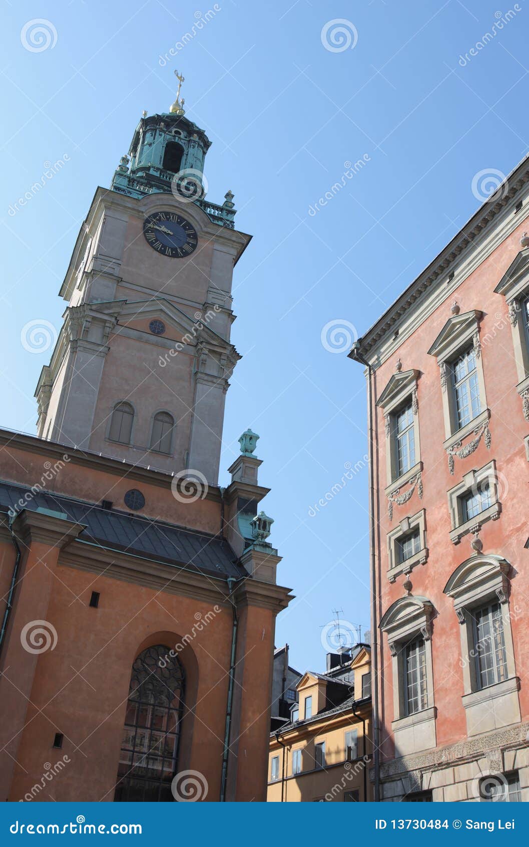Europe classic building stock photo. Image of tower, scenery - 13730484