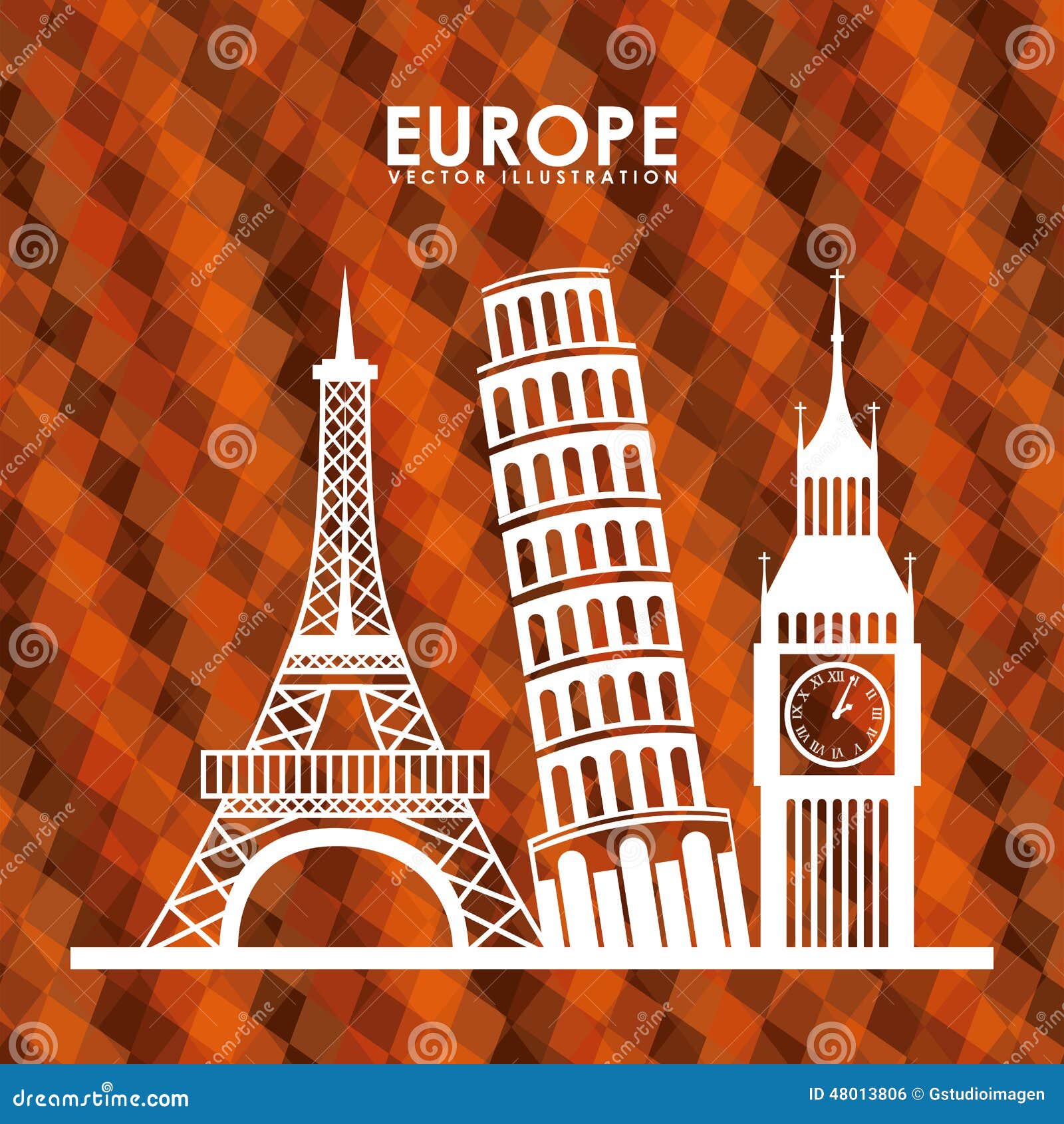 Europe design stock illustration. Illustration of europe - 48013806