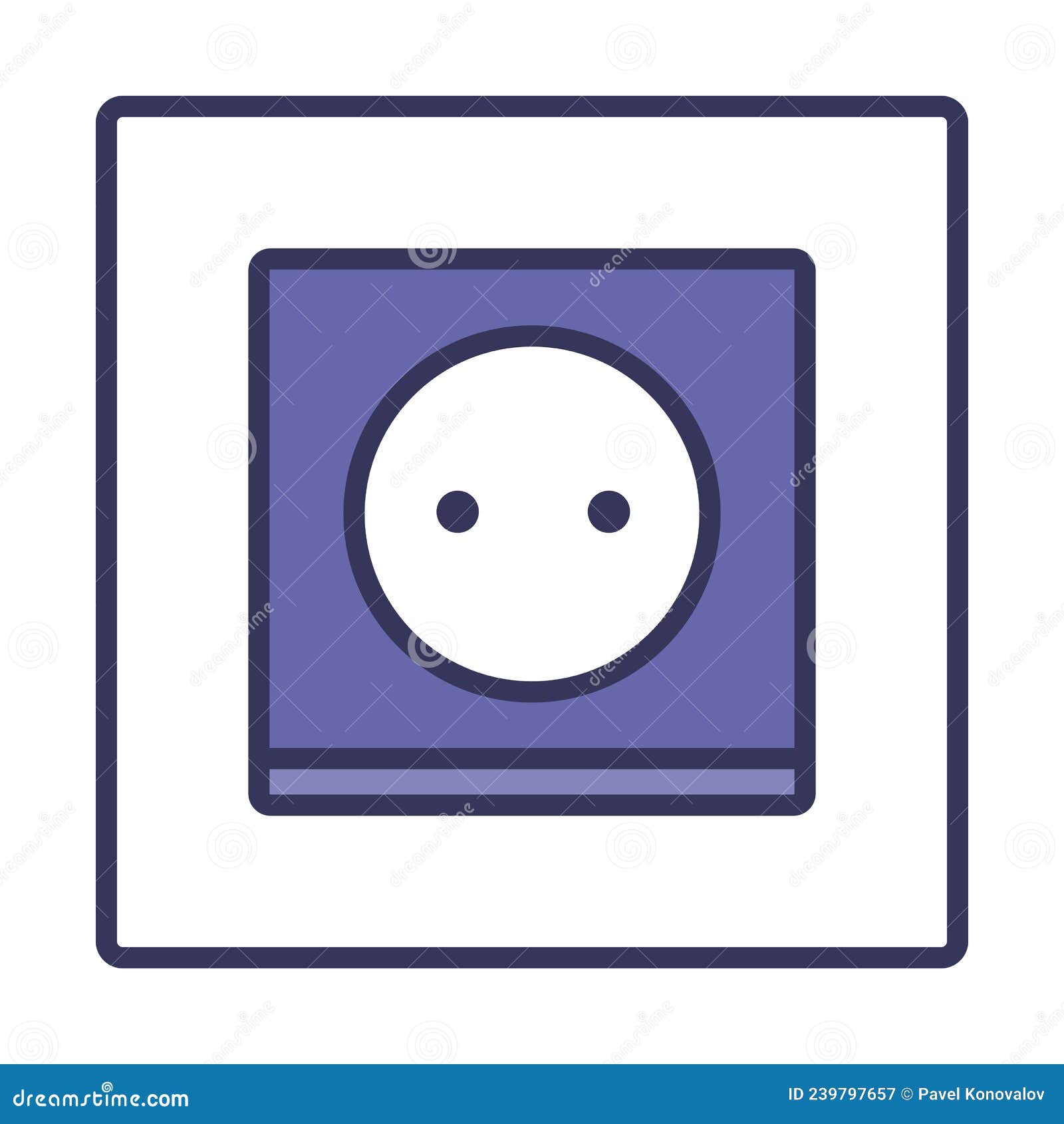 Europe Electrical Socket Icon Stock Vector - Illustration of europe ...