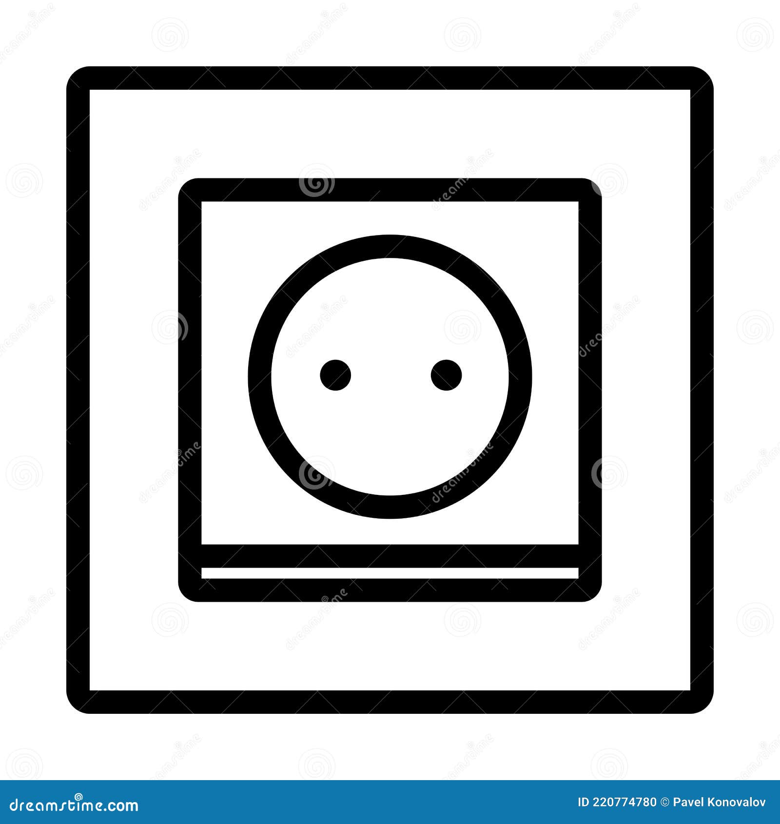 Europe Electrical Socket Icon Stock Vector - Illustration of equipment ...