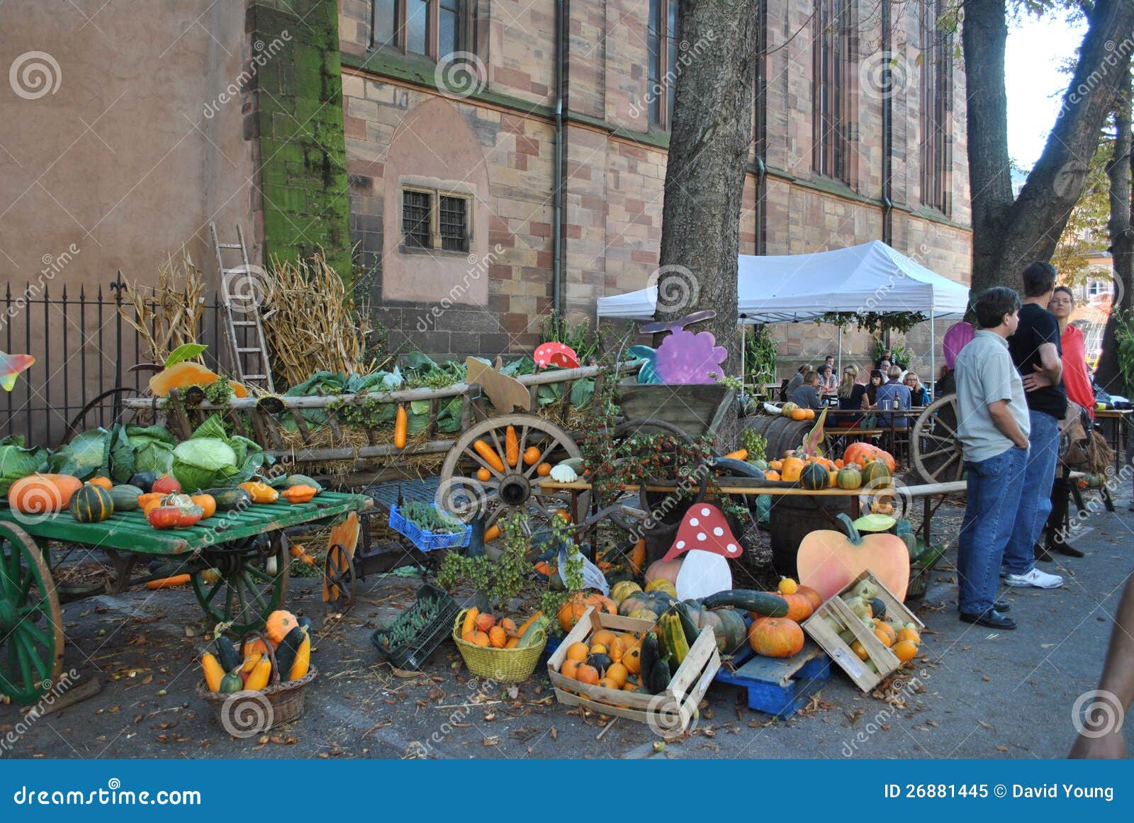 Europe in the Fall editorial image. Image of wagon, pumpkin - 26881445