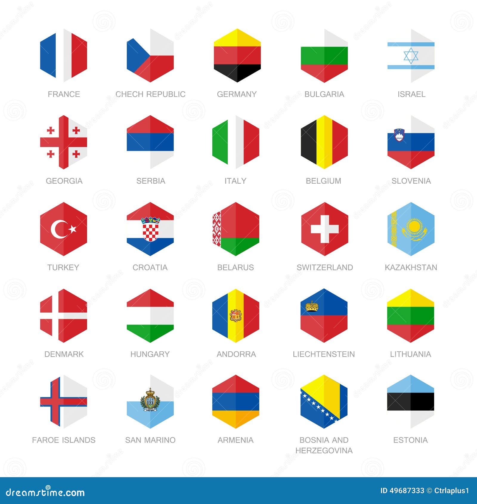 Europe Map With Flag On Png Or Transparent Background,illustration ...