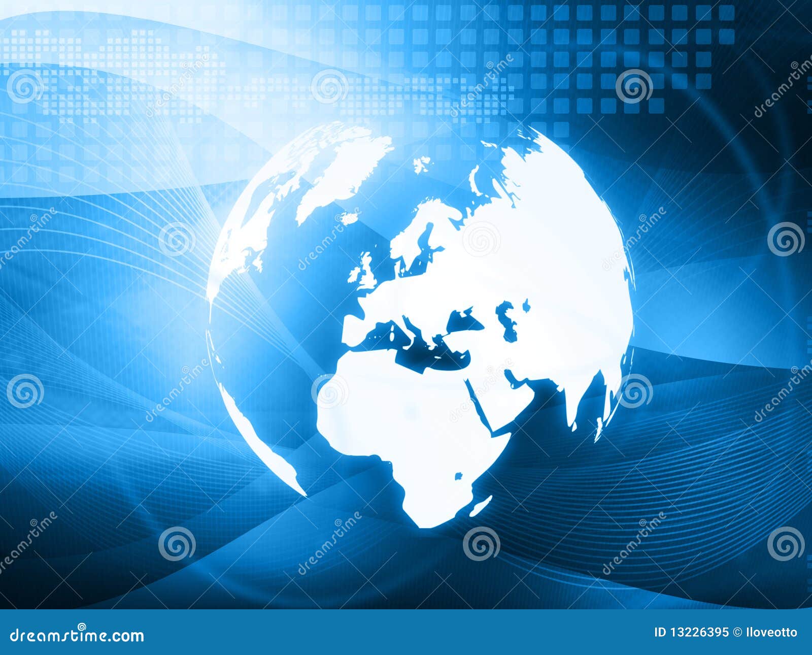 Europe map stock illustration. Illustration of geography - 13226395