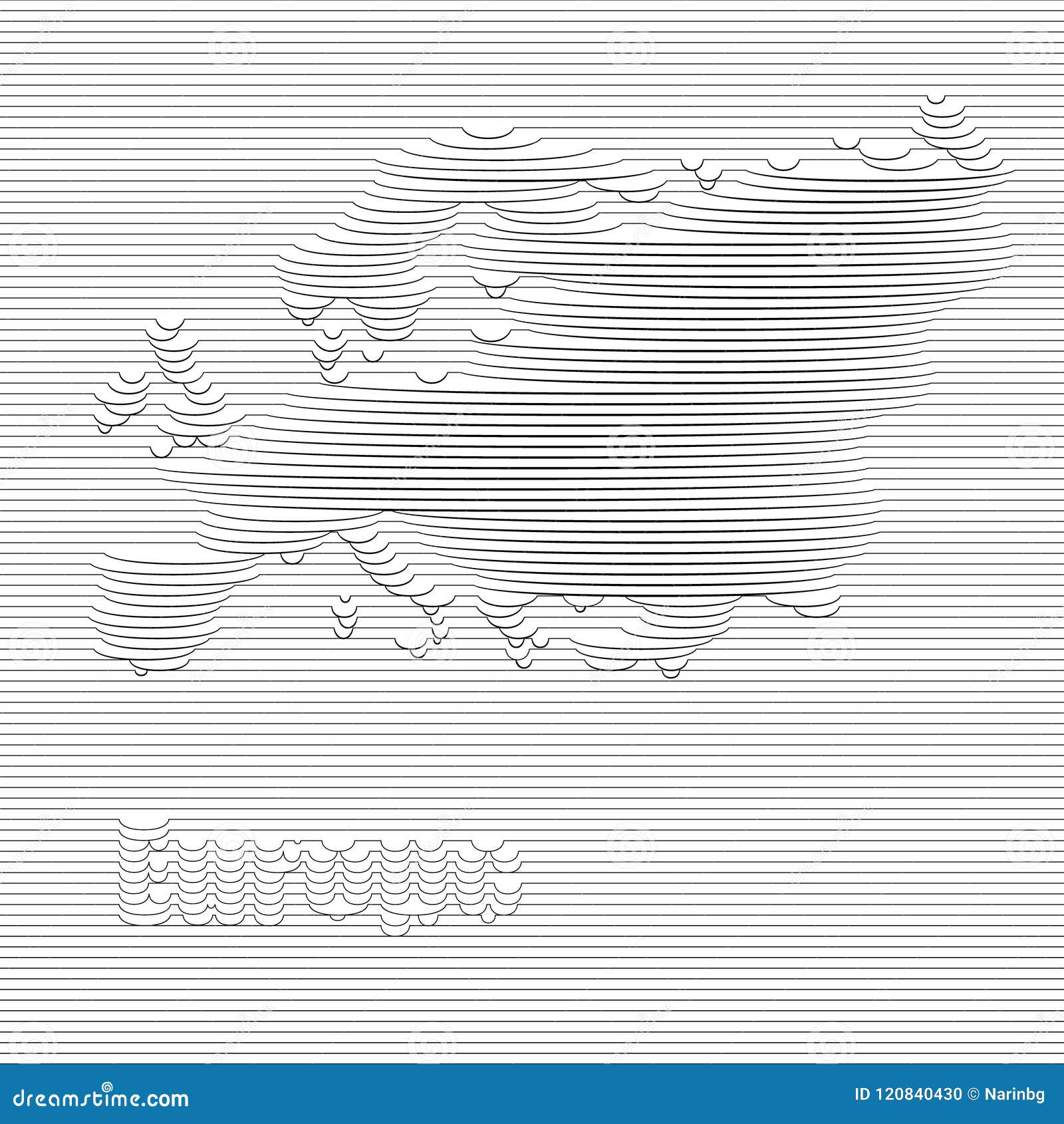 Europe map stock vector. Illustration of country, vector - 120840430