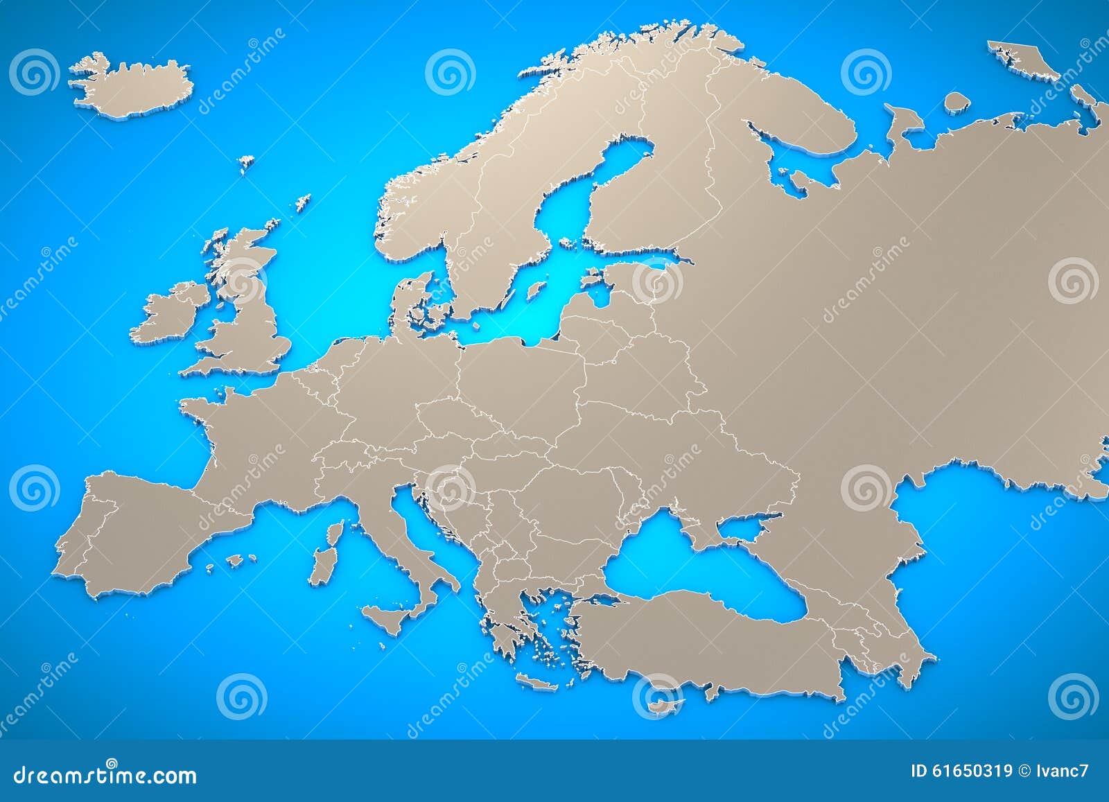 Europe Map Background stock illustration. Illustration of european ...