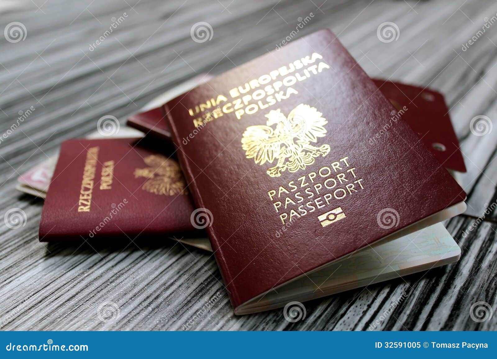 Europe Passports on Elegant Background Stock Image - Image of biometric ...