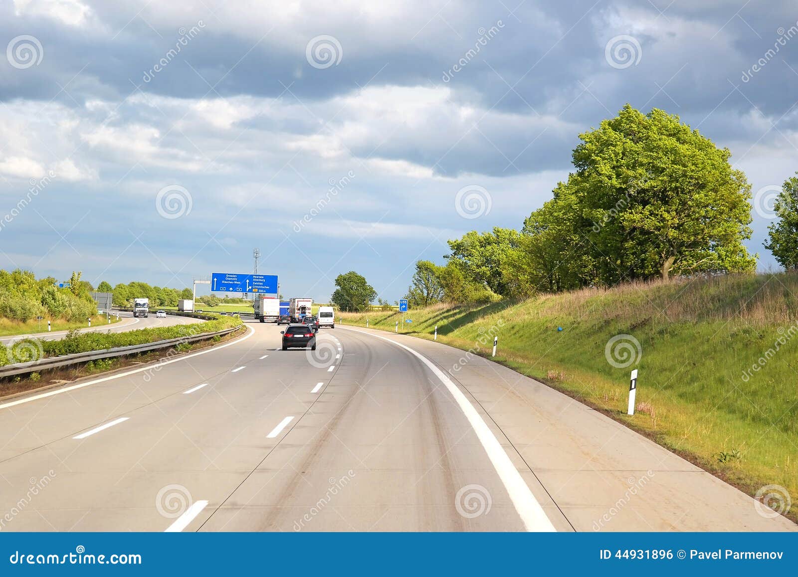 Europe. Road stock photo. Image of view, route, transporting - 44931896