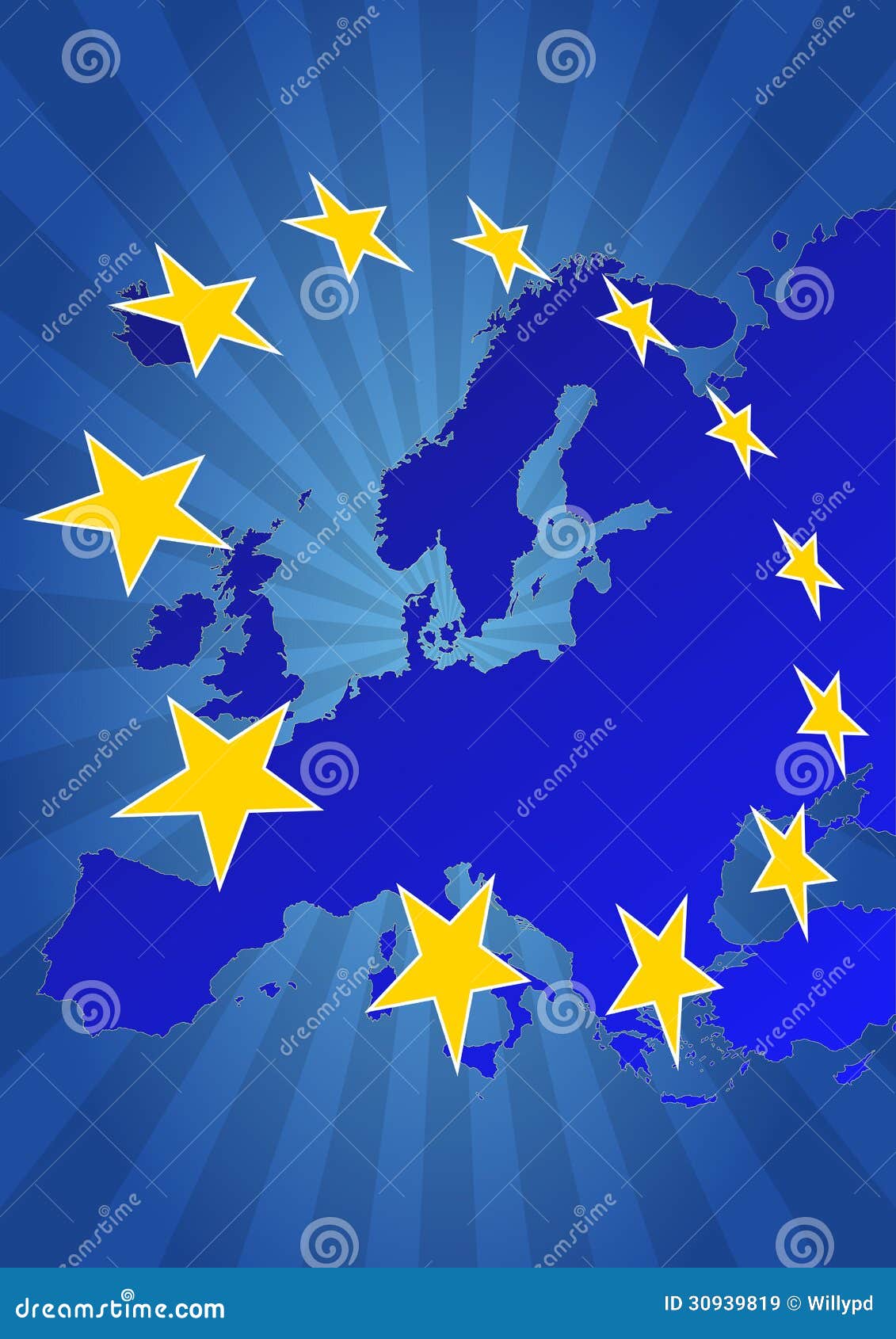 Europe stars stock vector. Illustration of luxembourg - 30939819