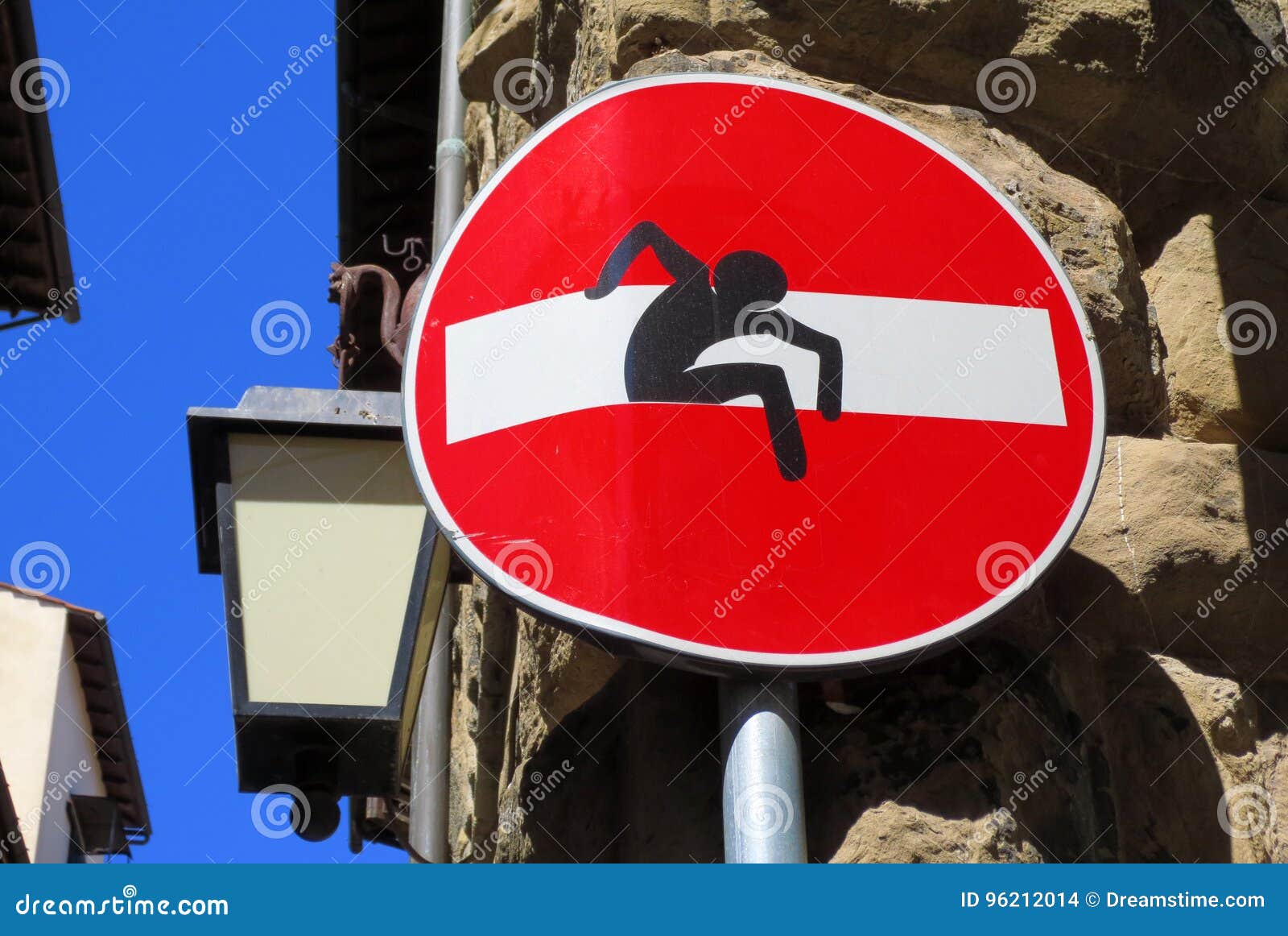 Europe Stop Sign with Graffiti Stock Photo - Image of bicycle, europe ...